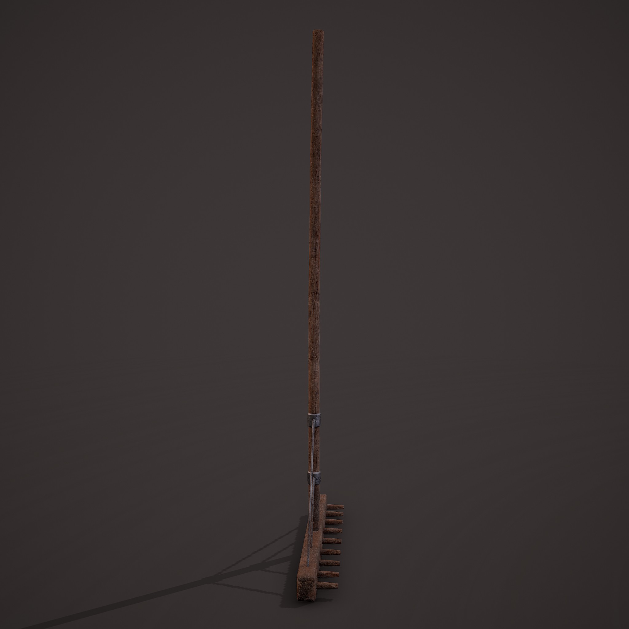 Medieval Style Rake - 3D Model by Get Dead Entertainment