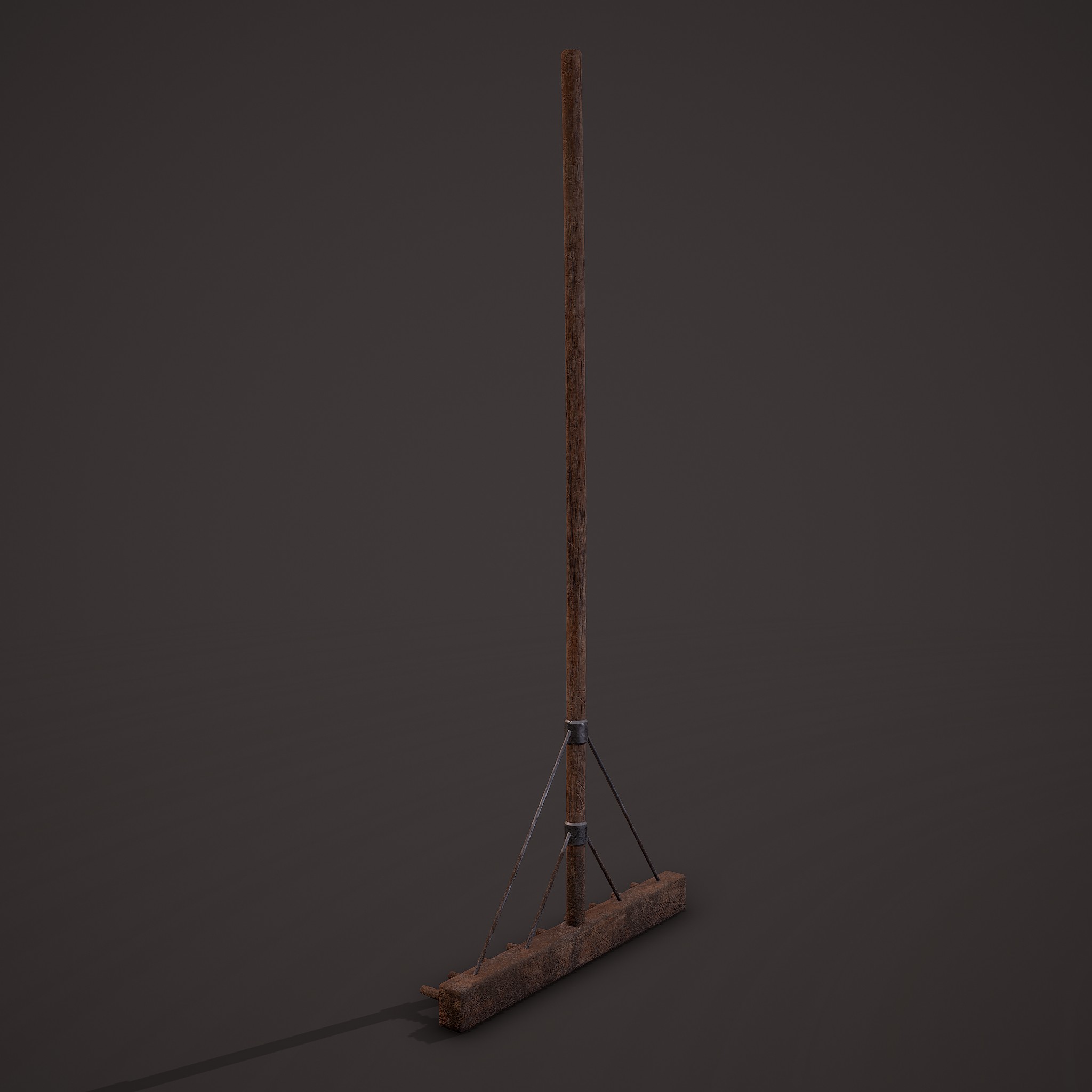 Medieval Style Rake - 3D Model by Get Dead Entertainment