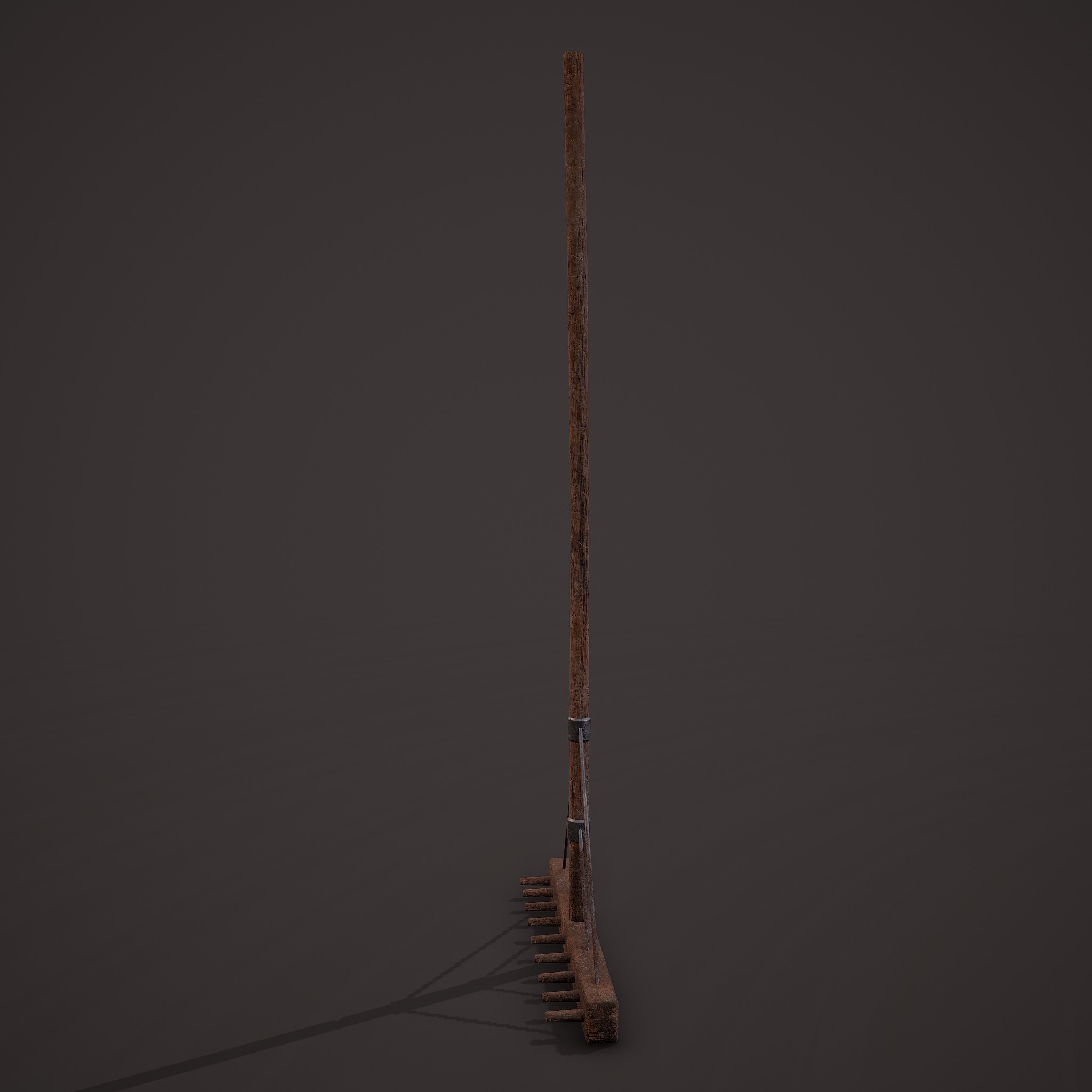 Medieval Style Rake - 3D Model by Get Dead Entertainment