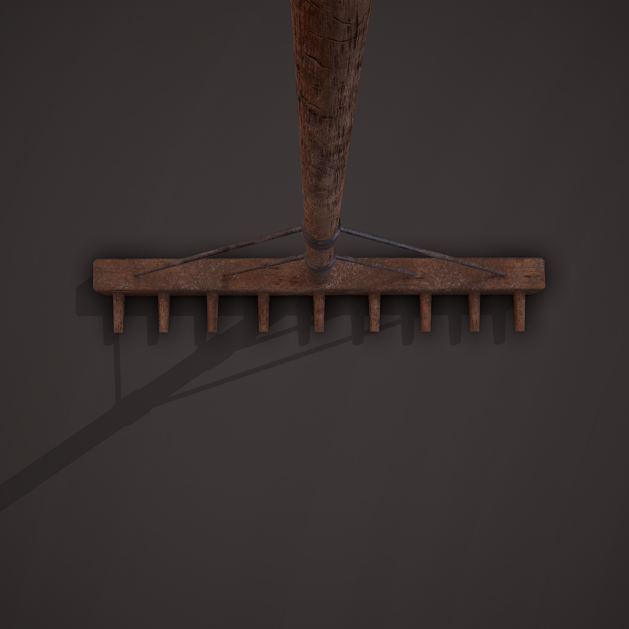 Medieval Style Rake - 3D Model by Get Dead Entertainment