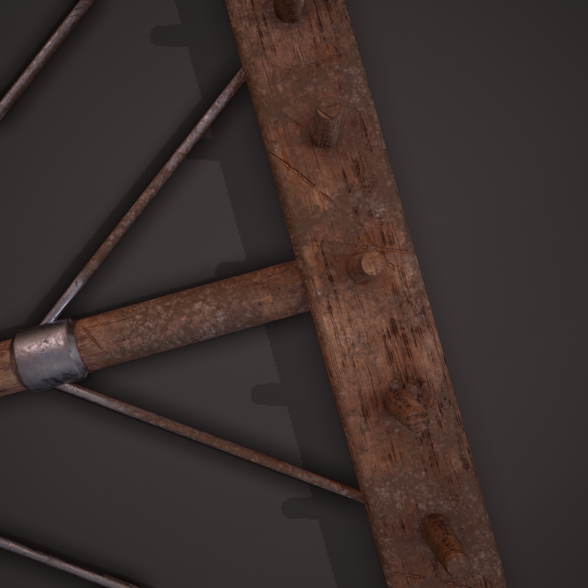 Medieval Style Rake - 3D Model by Get Dead Entertainment