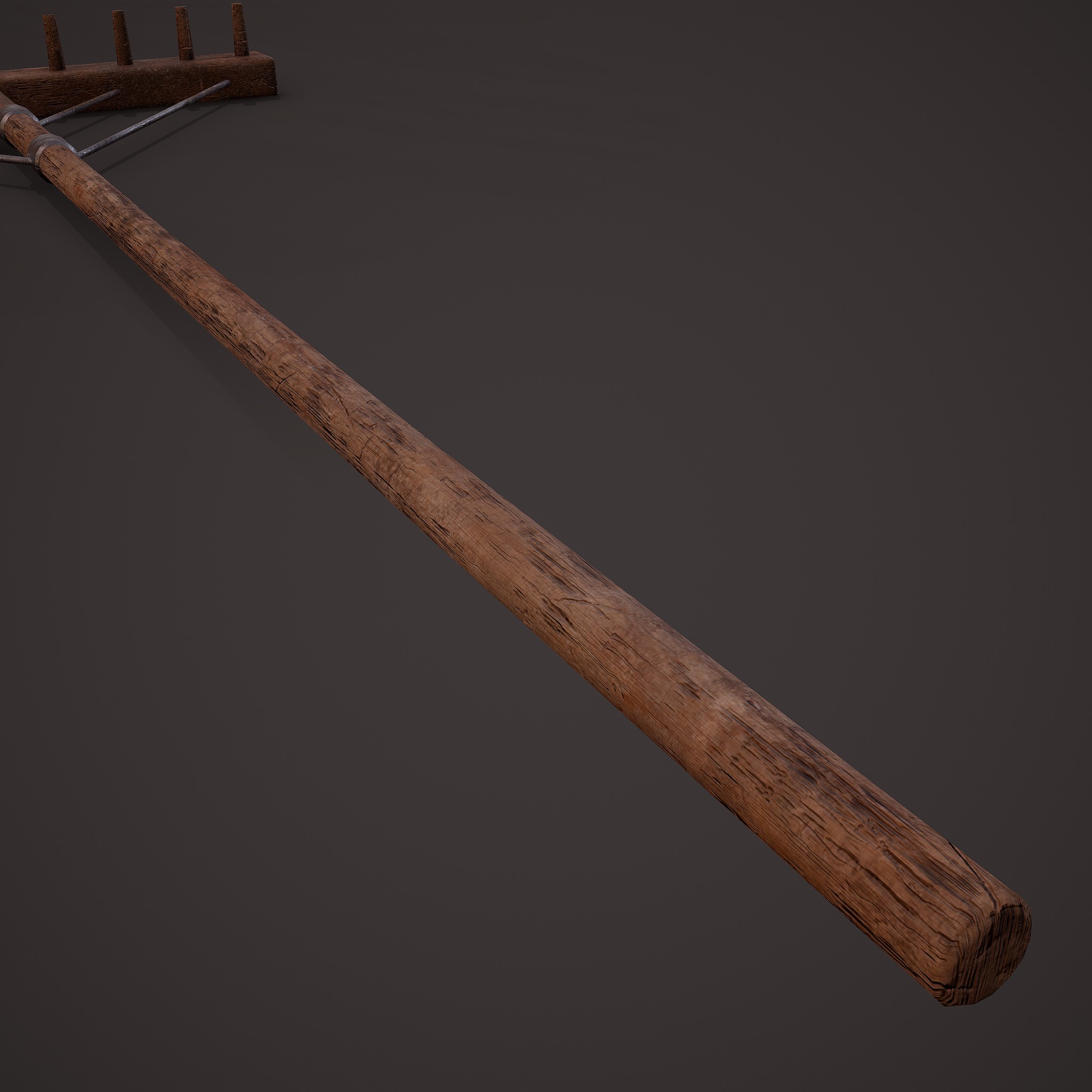 Medieval Style Rake - 3D Model by Get Dead Entertainment