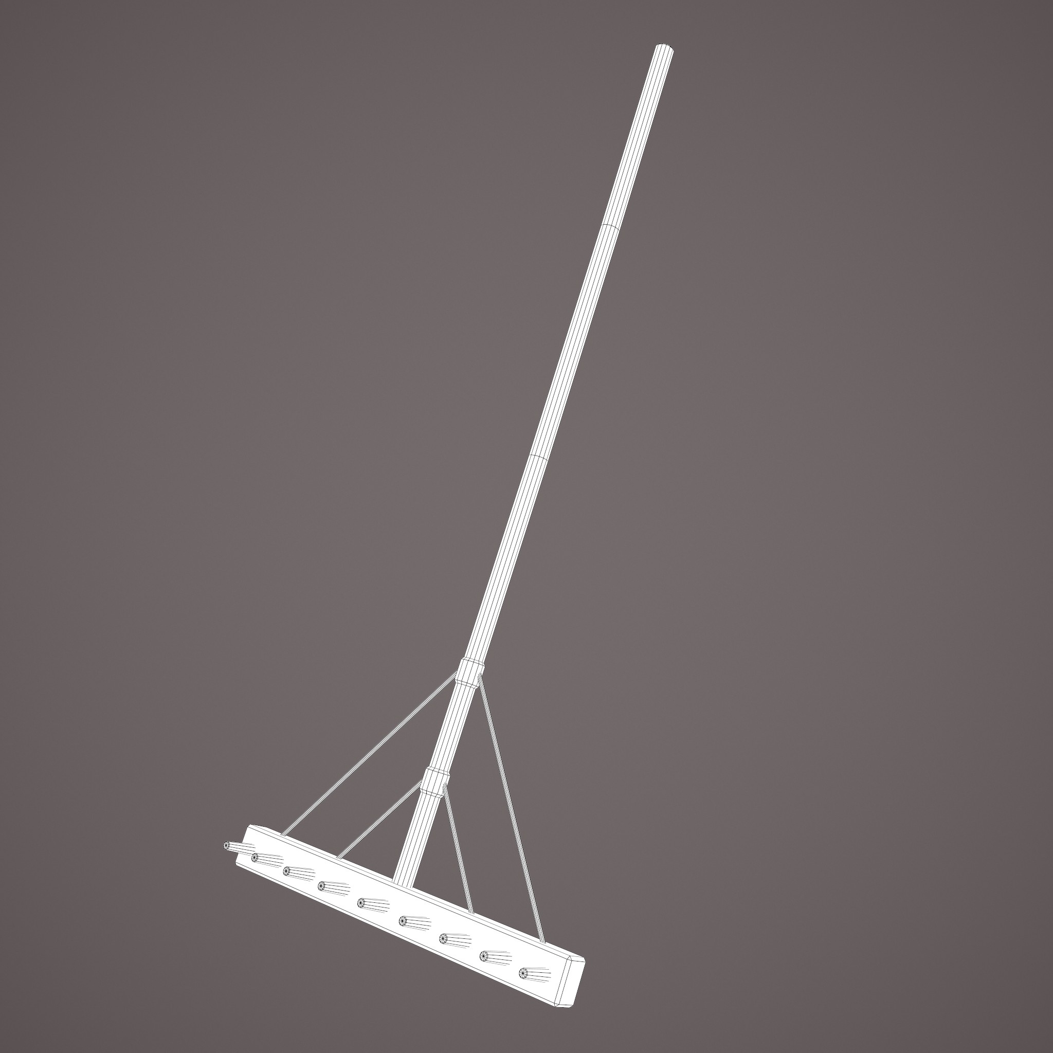 Medieval Style Rake - 3D Model by Get Dead Entertainment