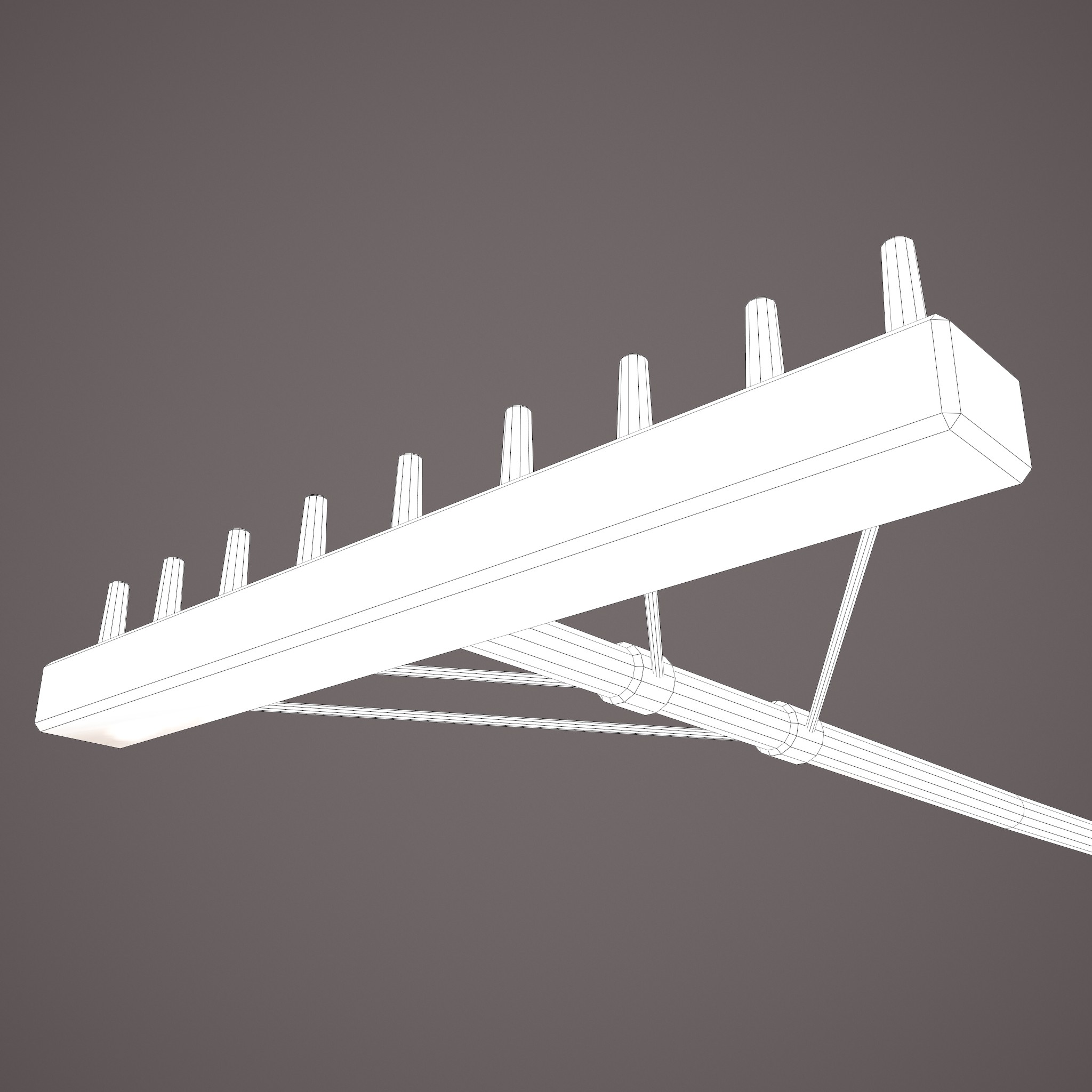 Medieval Style Rake - 3D Model by Get Dead Entertainment