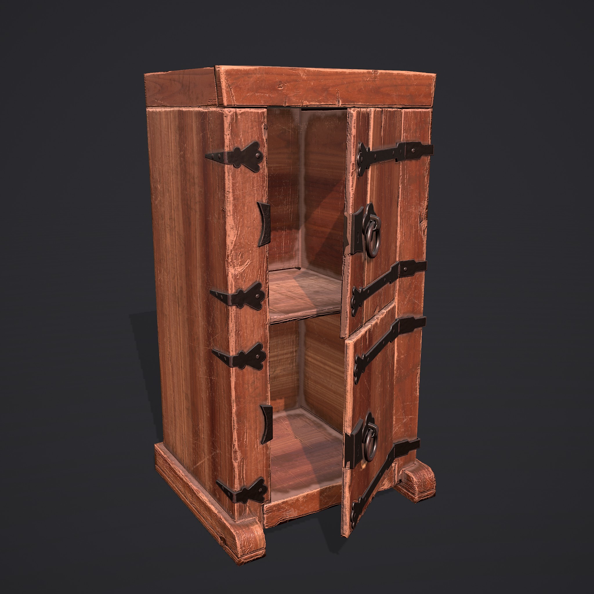 Medieval Style Wardrobe - 3D Model by Get Dead Entertainment
