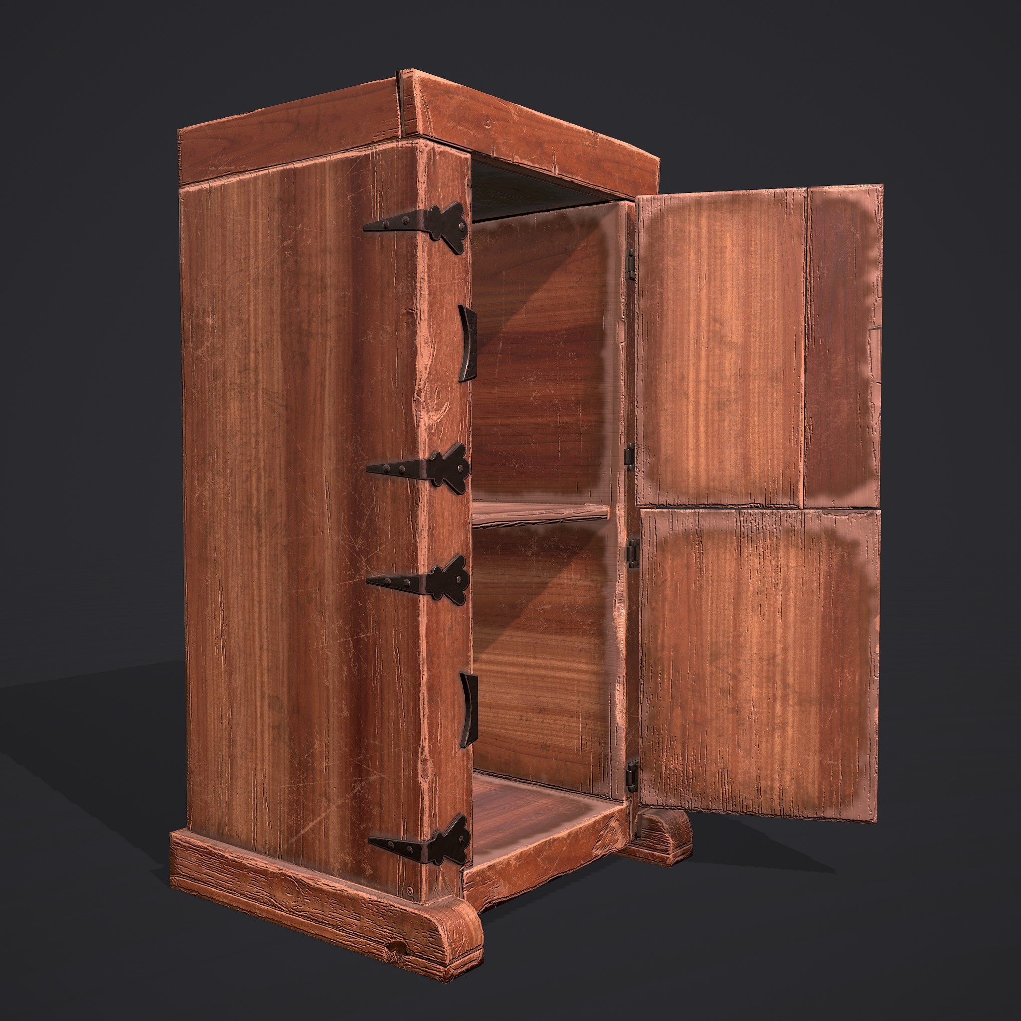 Medieval Style Wardrobe - 3D Model by Get Dead Entertainment