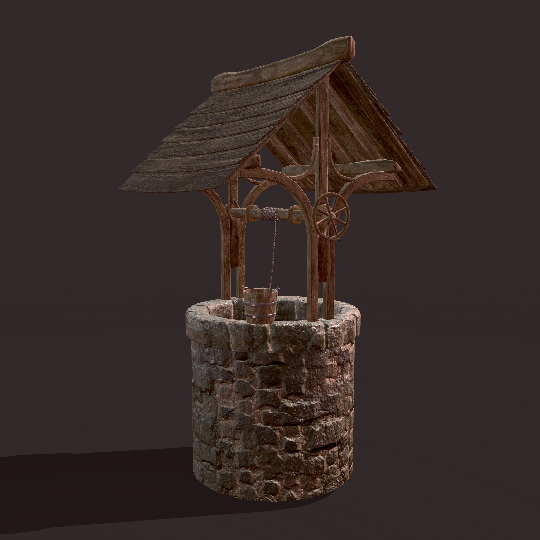 Medieval Style Well - Free 3D Model by Get Dead Entertainment