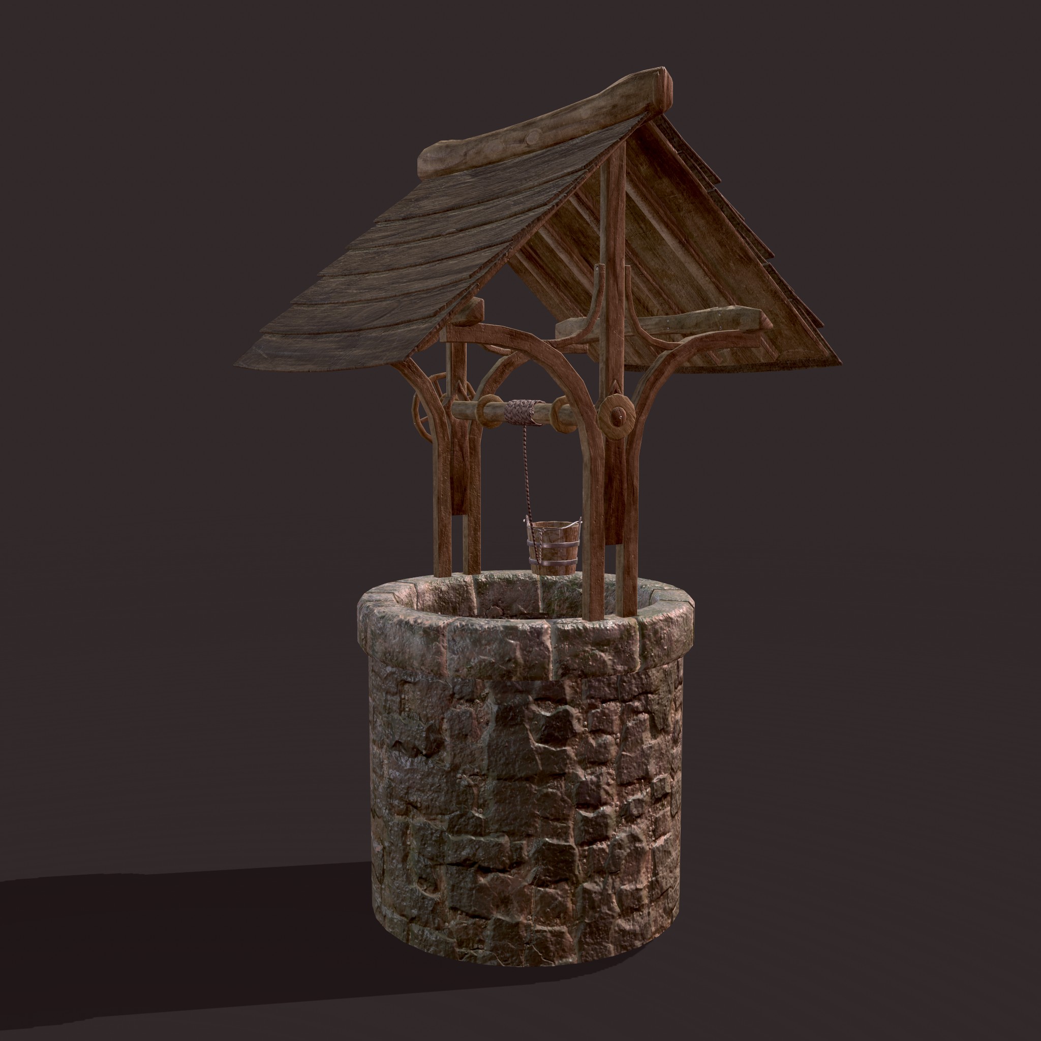 Medieval Style Well - Free 3D Model by Get Dead Entertainment
