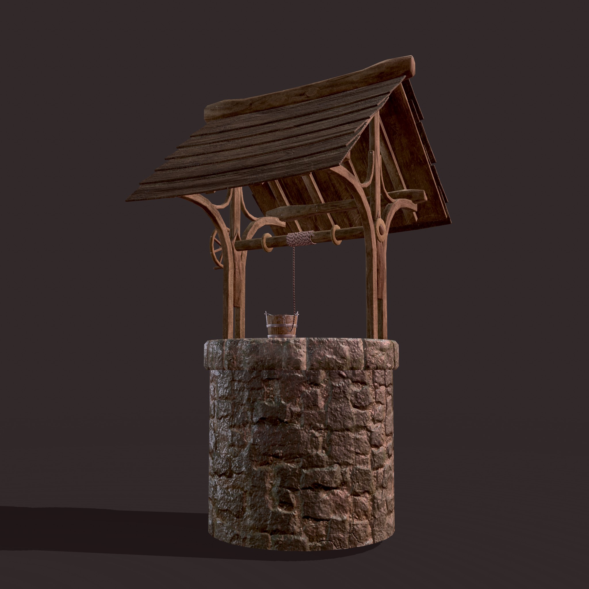 Medieval Style Well - Free 3D Model by Get Dead Entertainment