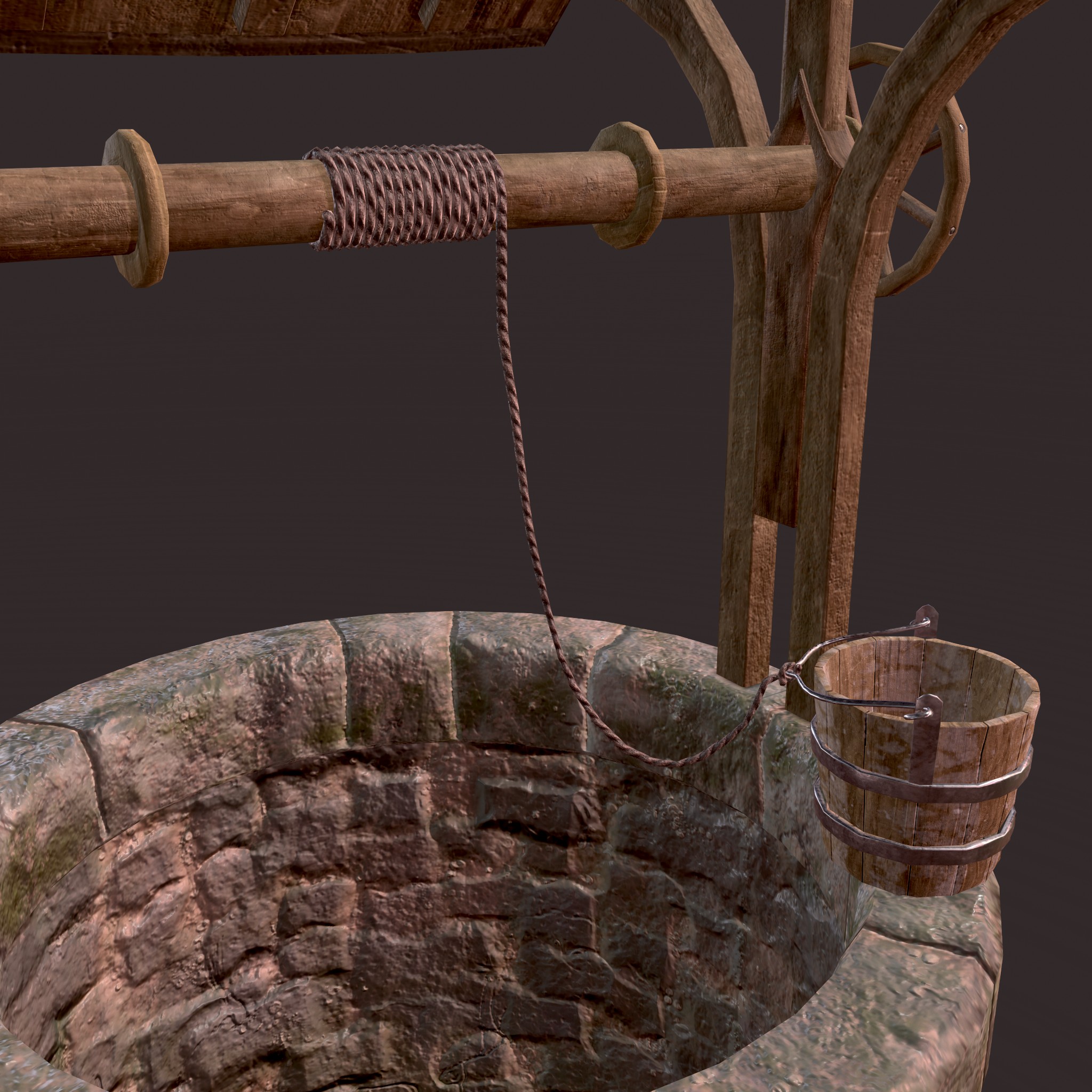 Medieval Style Well - Free 3D Model by Get Dead Entertainment