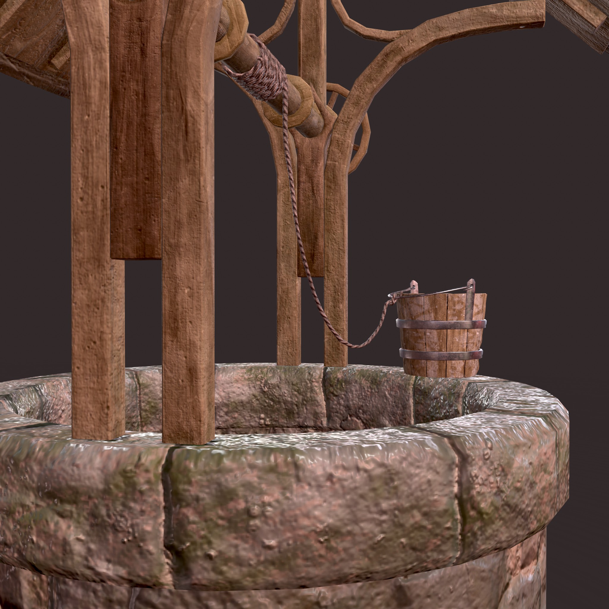 Medieval Style Well - Free 3D Model by Get Dead Entertainment