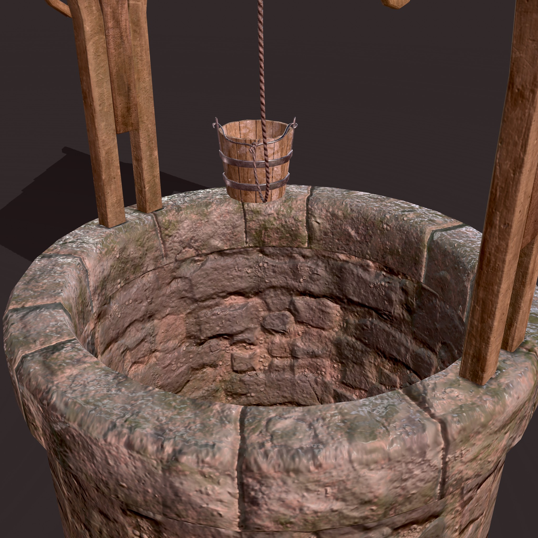 Medieval Style Well - Free 3D Model by Get Dead Entertainment