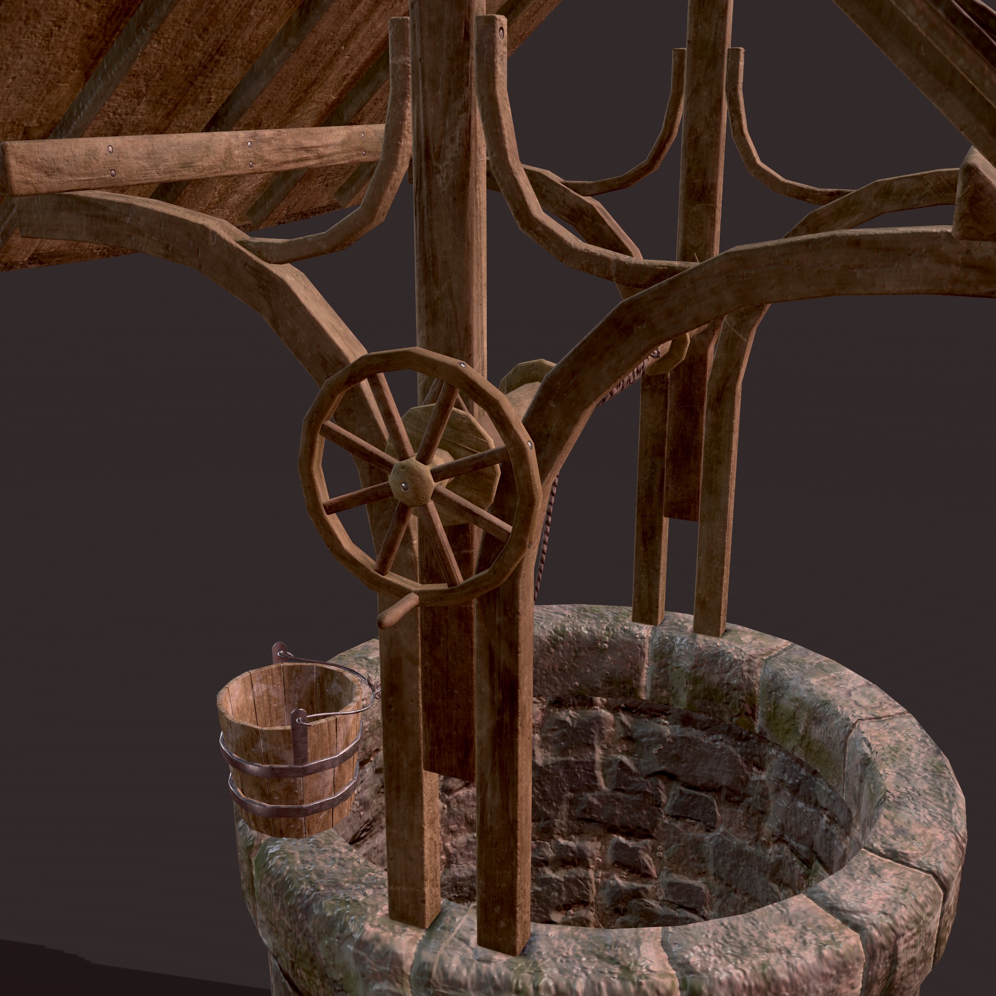 Medieval Style Well - Free 3D Model by Get Dead Entertainment