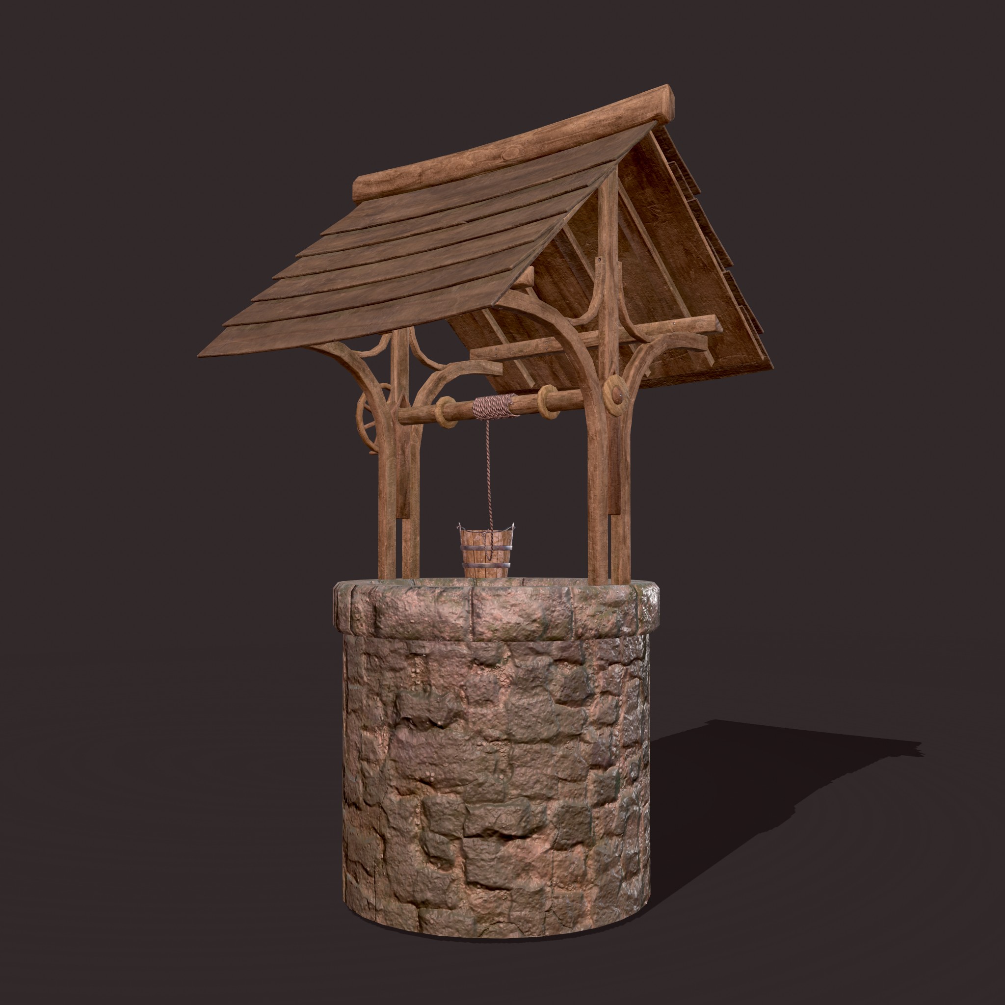 Medieval Style Well - Free 3D Model by Get Dead Entertainment