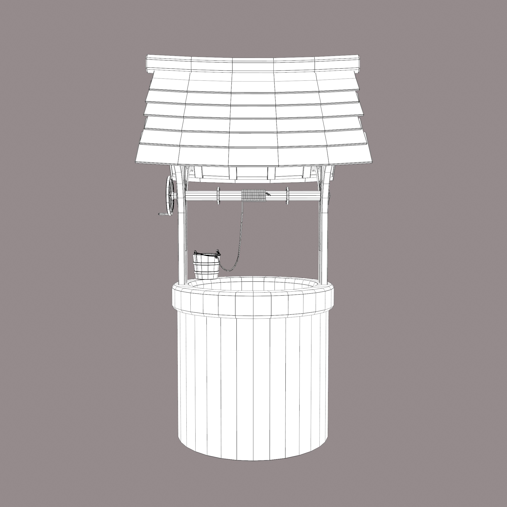 Medieval Style Well - Free 3D Model by Get Dead Entertainment