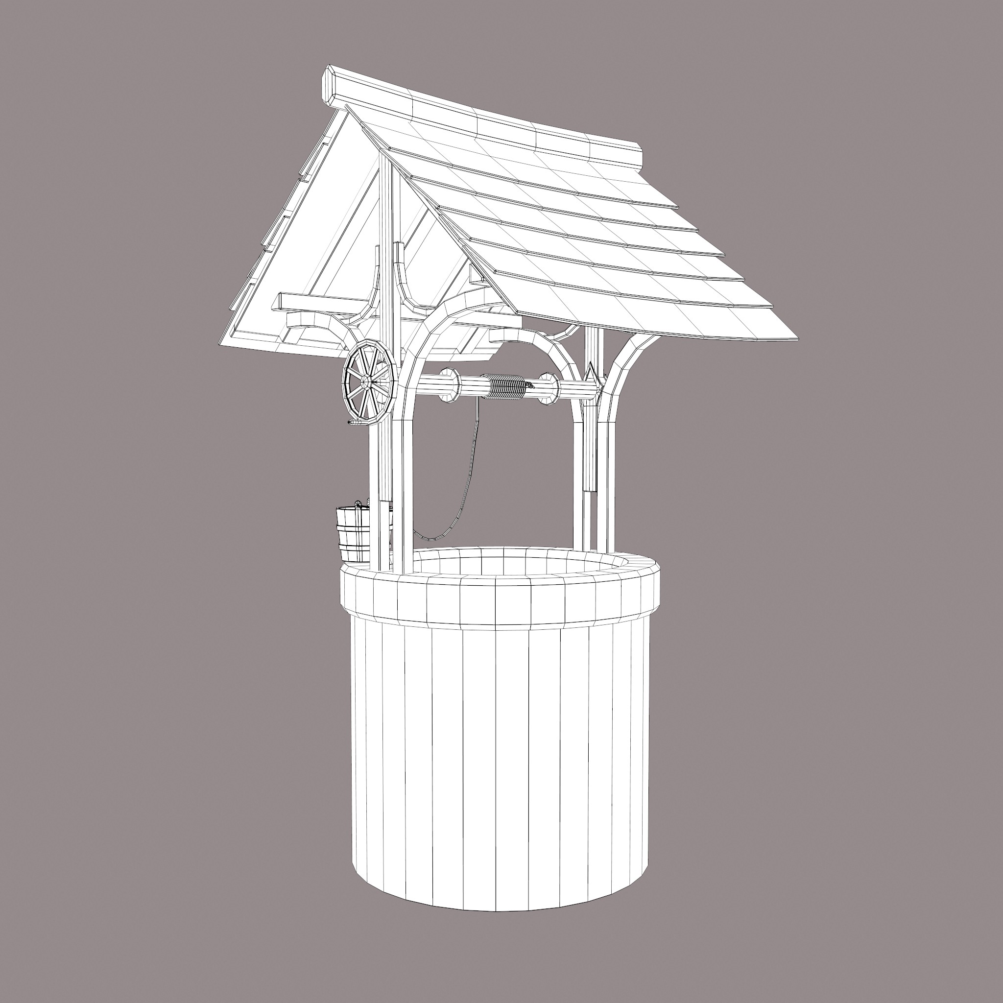 Medieval Style Well - Free 3D Model by Get Dead Entertainment