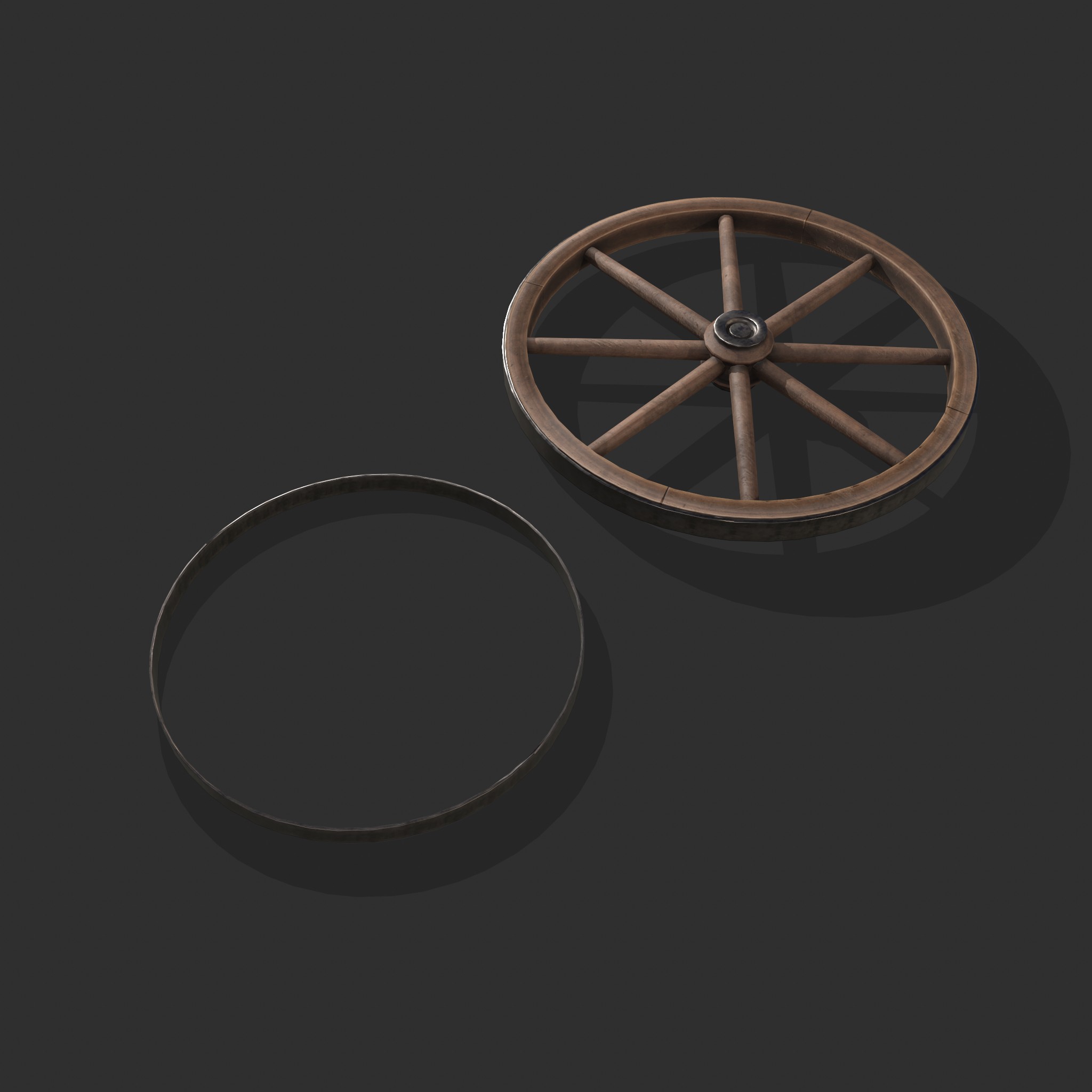 Medieval Style Wheel - 3D Model by Get Dead Entertainment