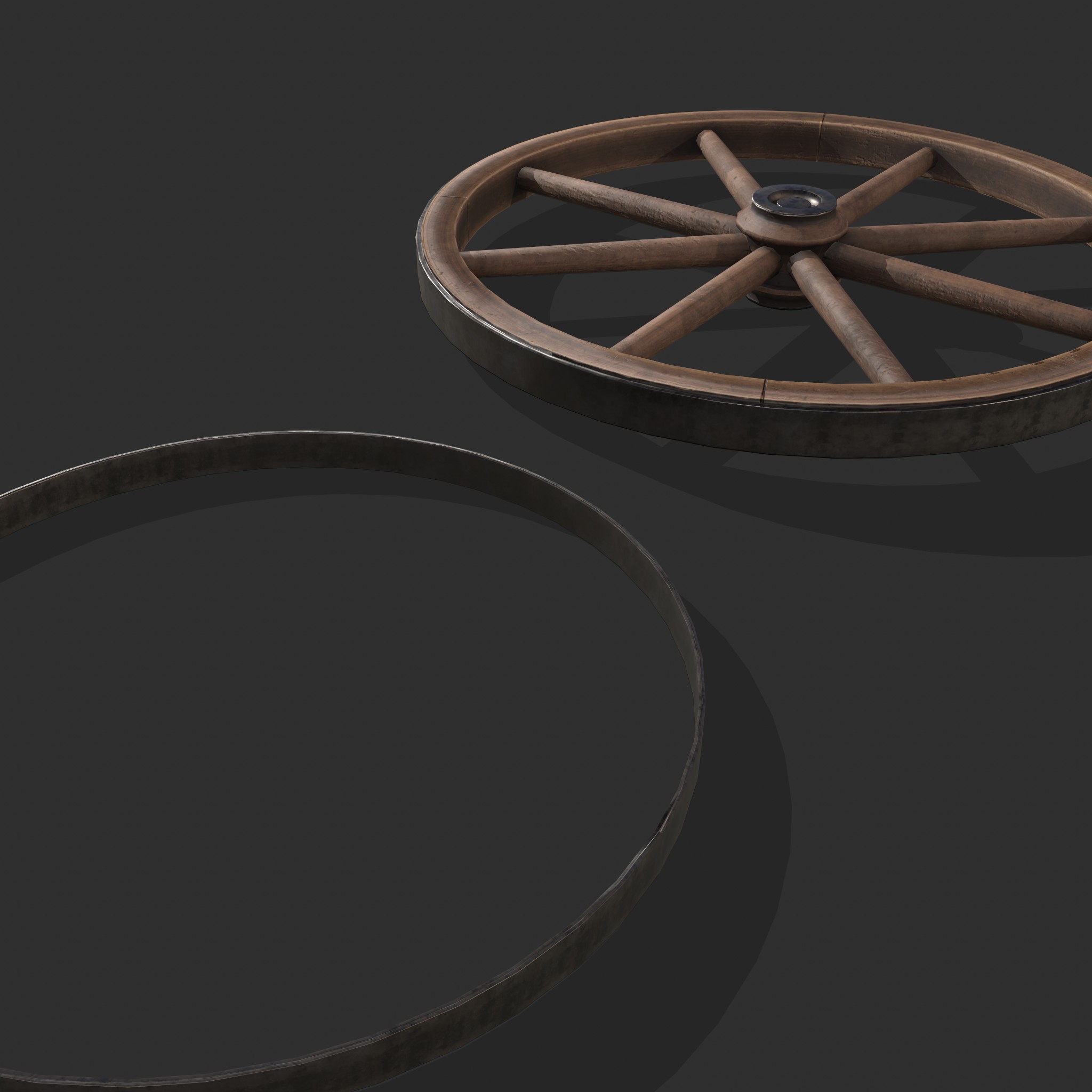 Medieval Style Wheel - 3D Model by Get Dead Entertainment