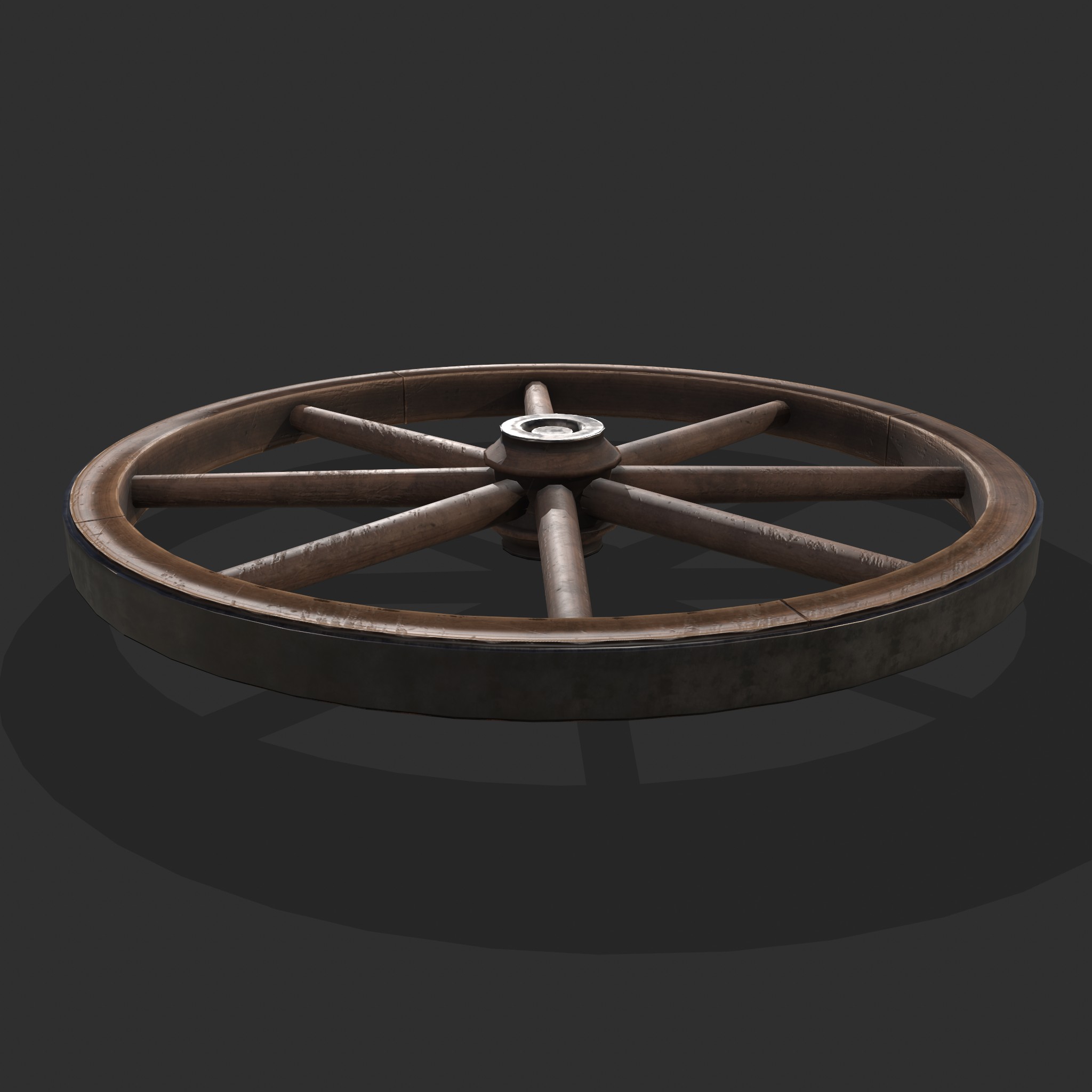 Medieval Style Wheel - 3D Model by Get Dead Entertainment