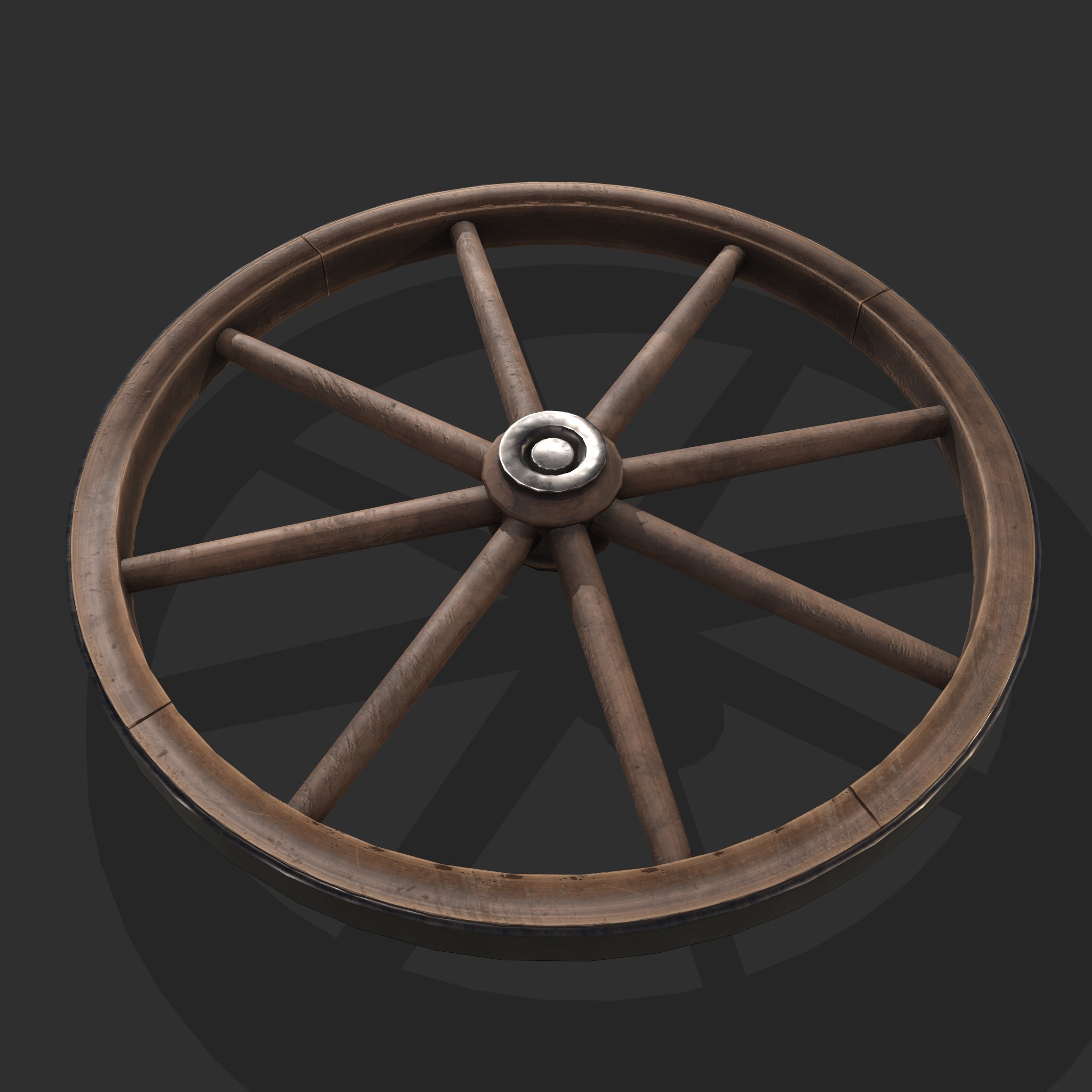 Medieval Style Wheel - 3D Model by Get Dead Entertainment