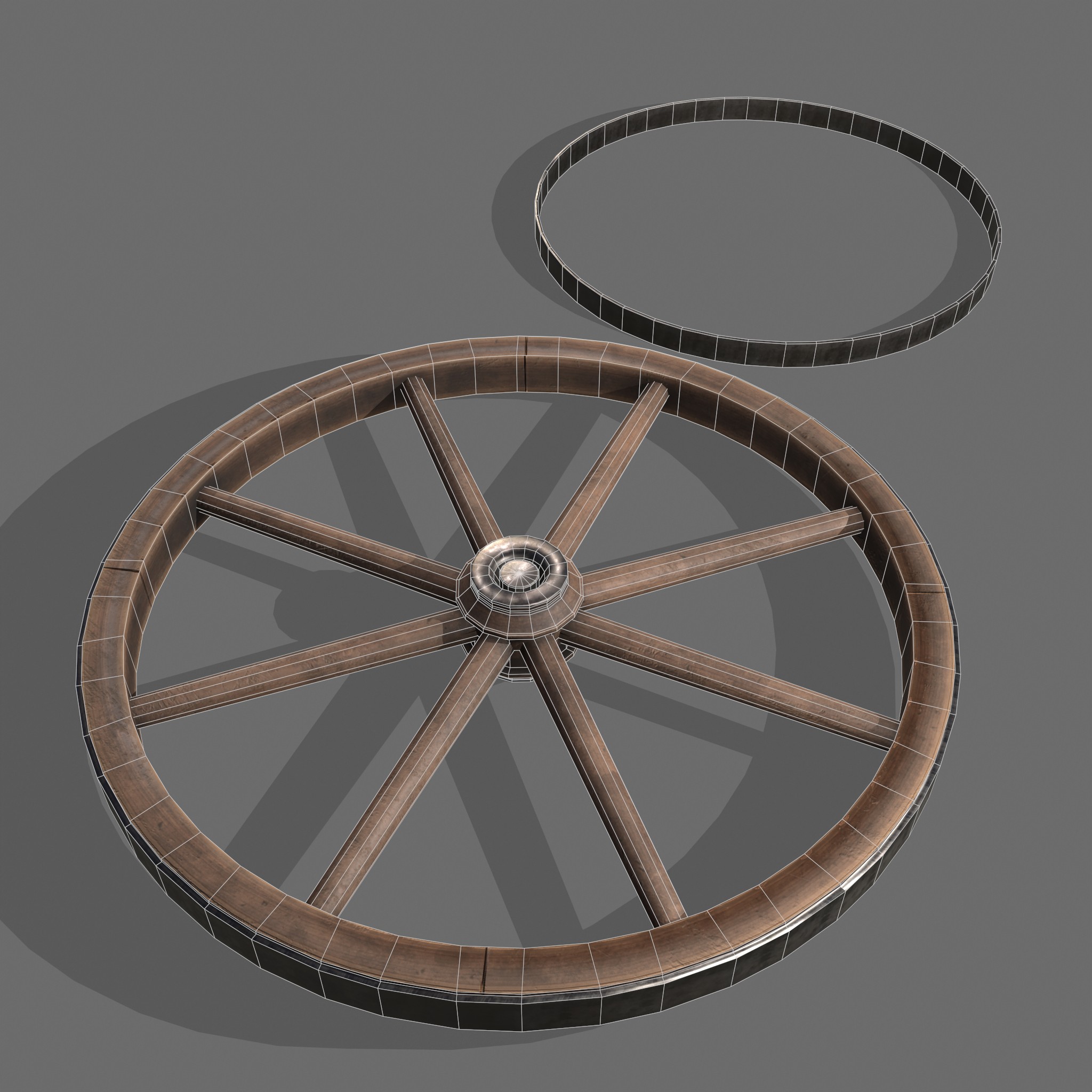 Medieval Style Wheel - 3D Model by Get Dead Entertainment