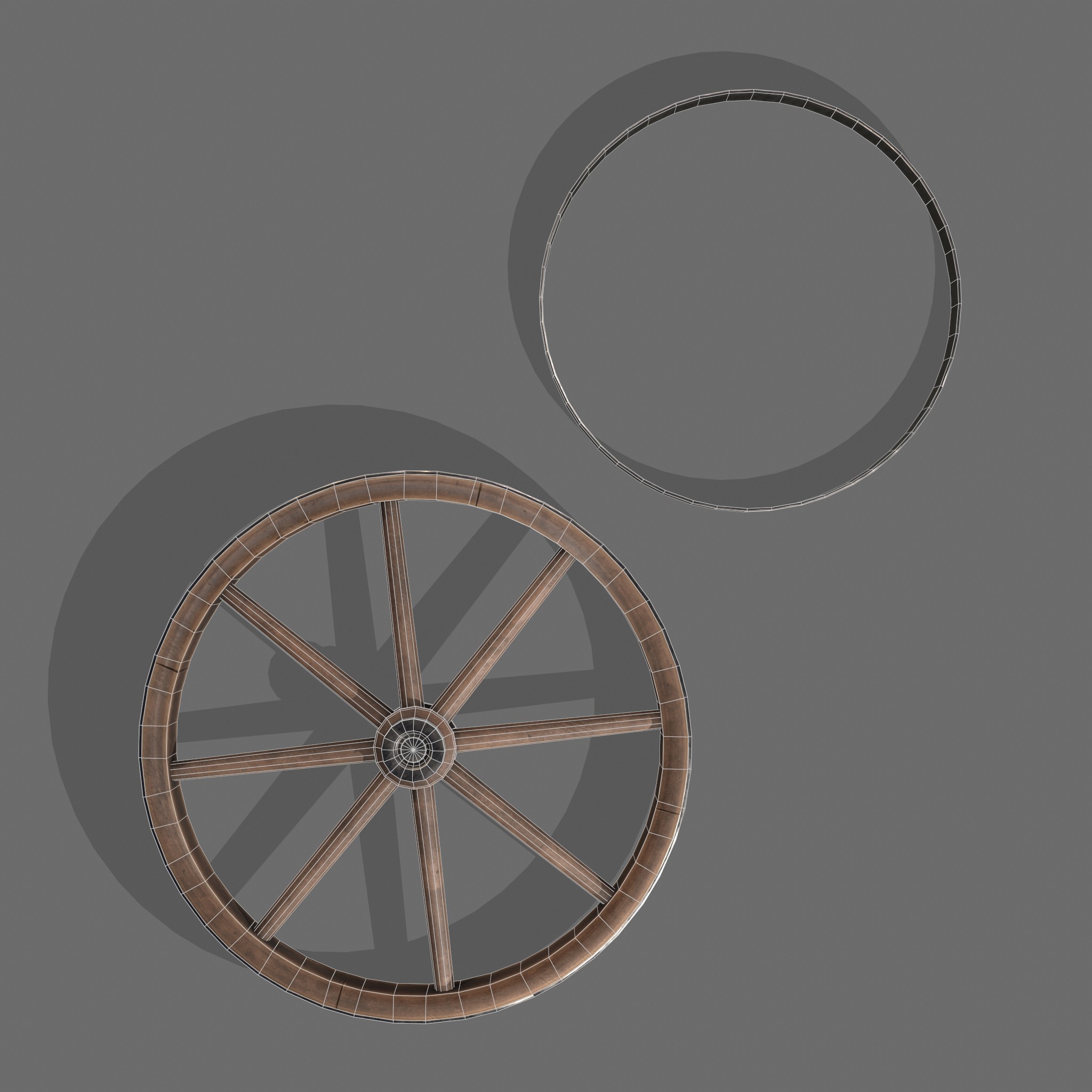 Medieval Style Wheel - 3D Model by Get Dead Entertainment