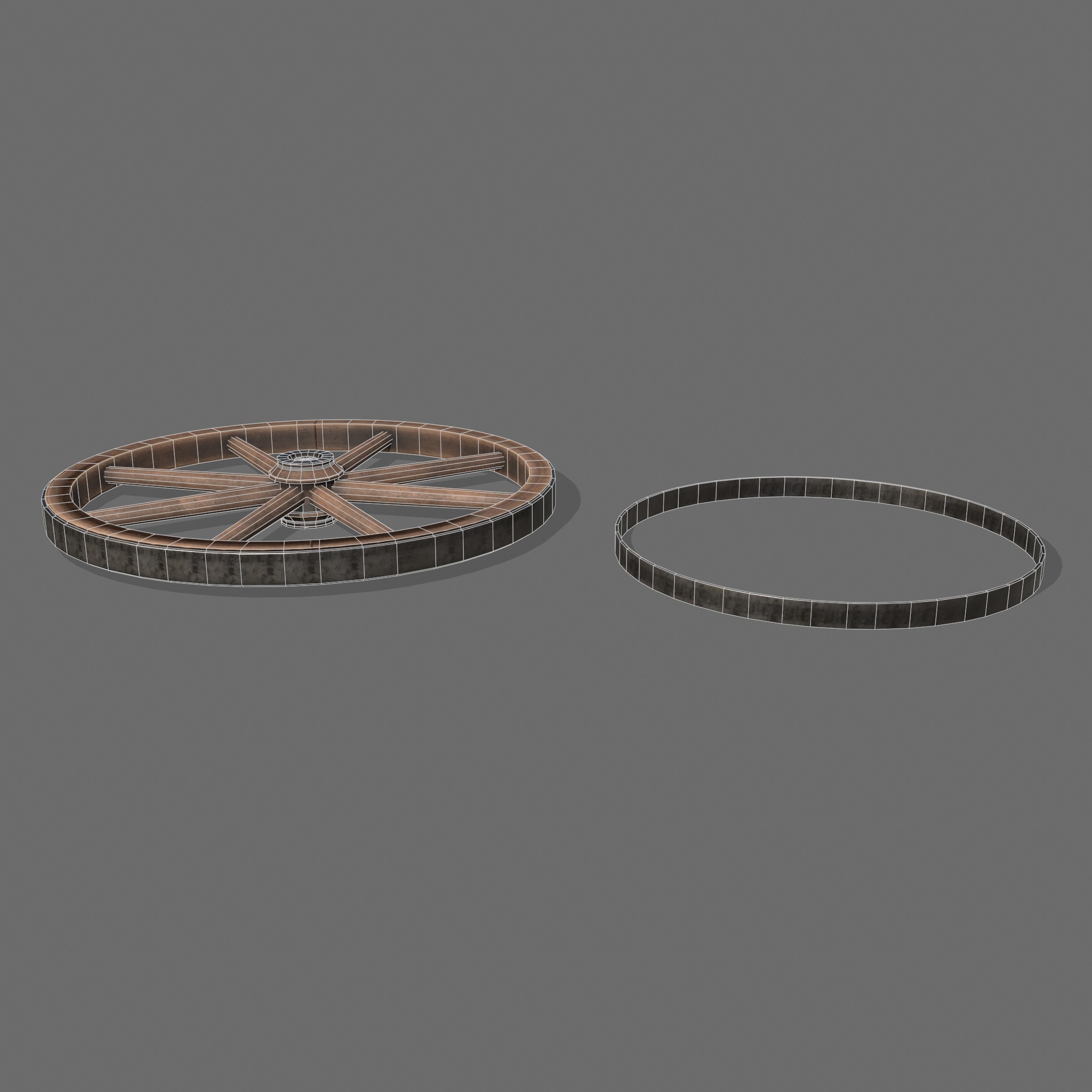 Medieval Style Wheel - 3D Model by Get Dead Entertainment