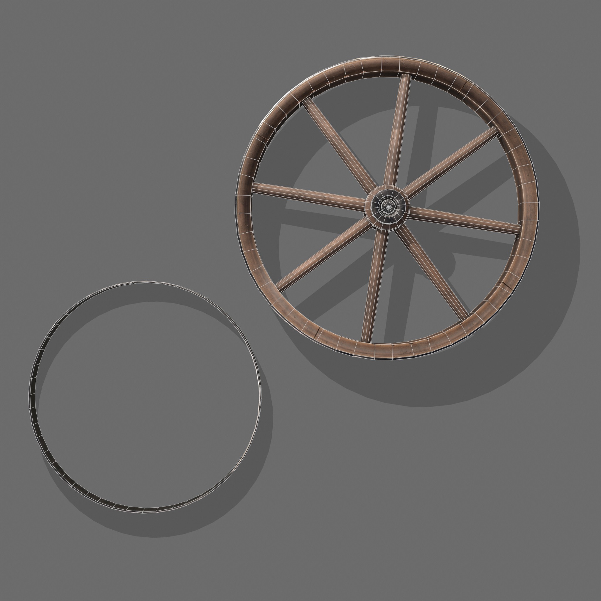 Medieval Style Wheel - 3D Model by Get Dead Entertainment