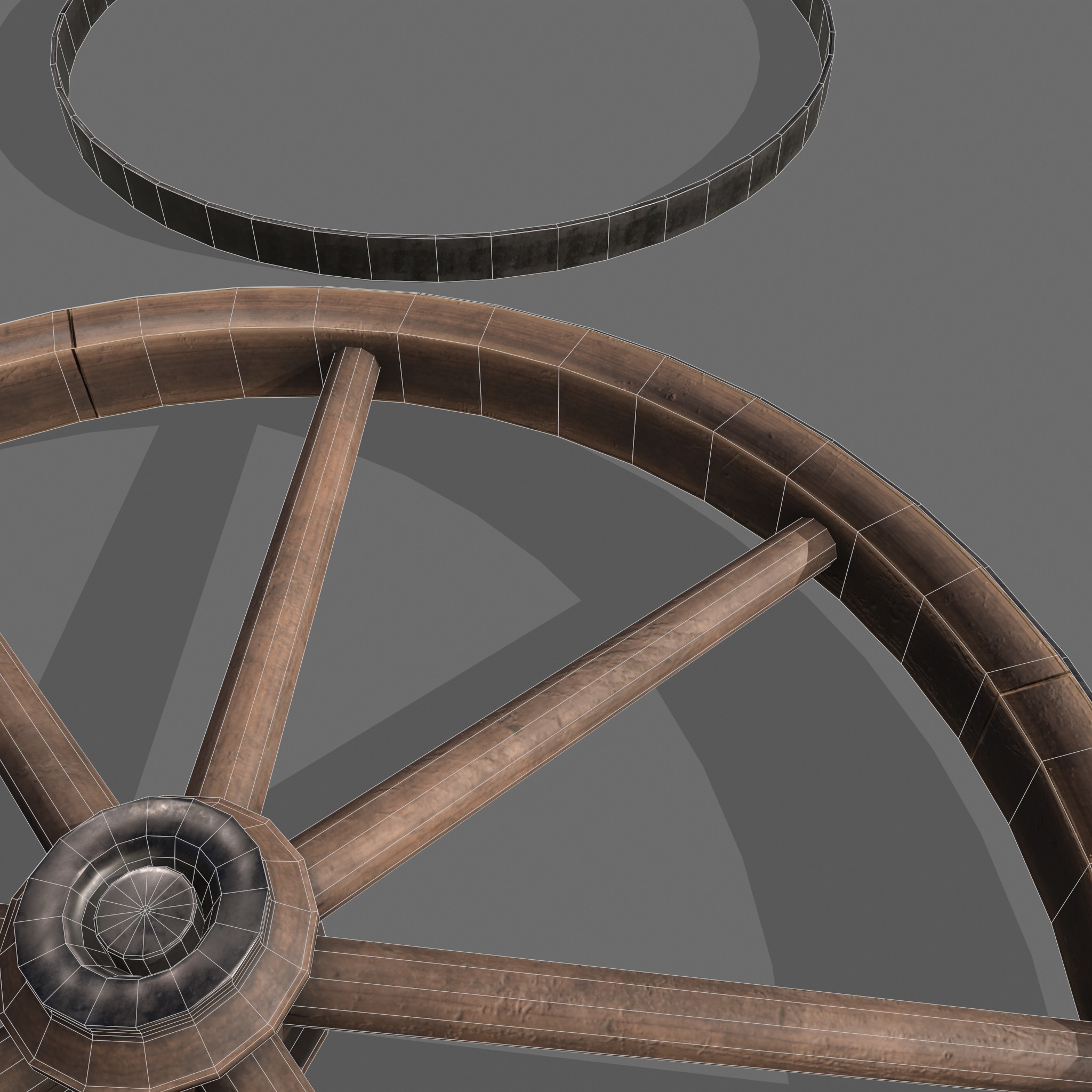 Medieval Style Wheel - 3D Model by Get Dead Entertainment