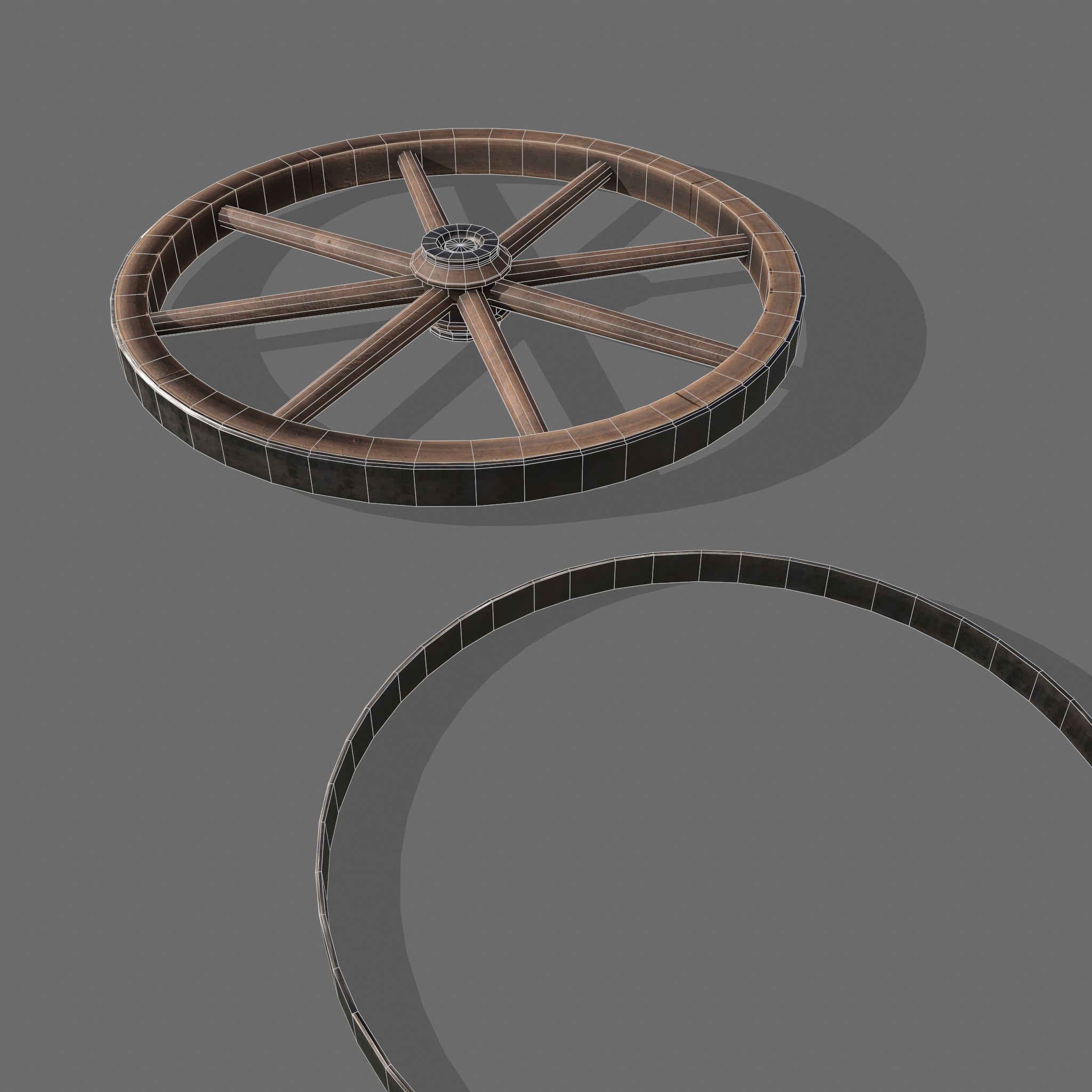 Medieval Style Wheel - 3D Model by Get Dead Entertainment