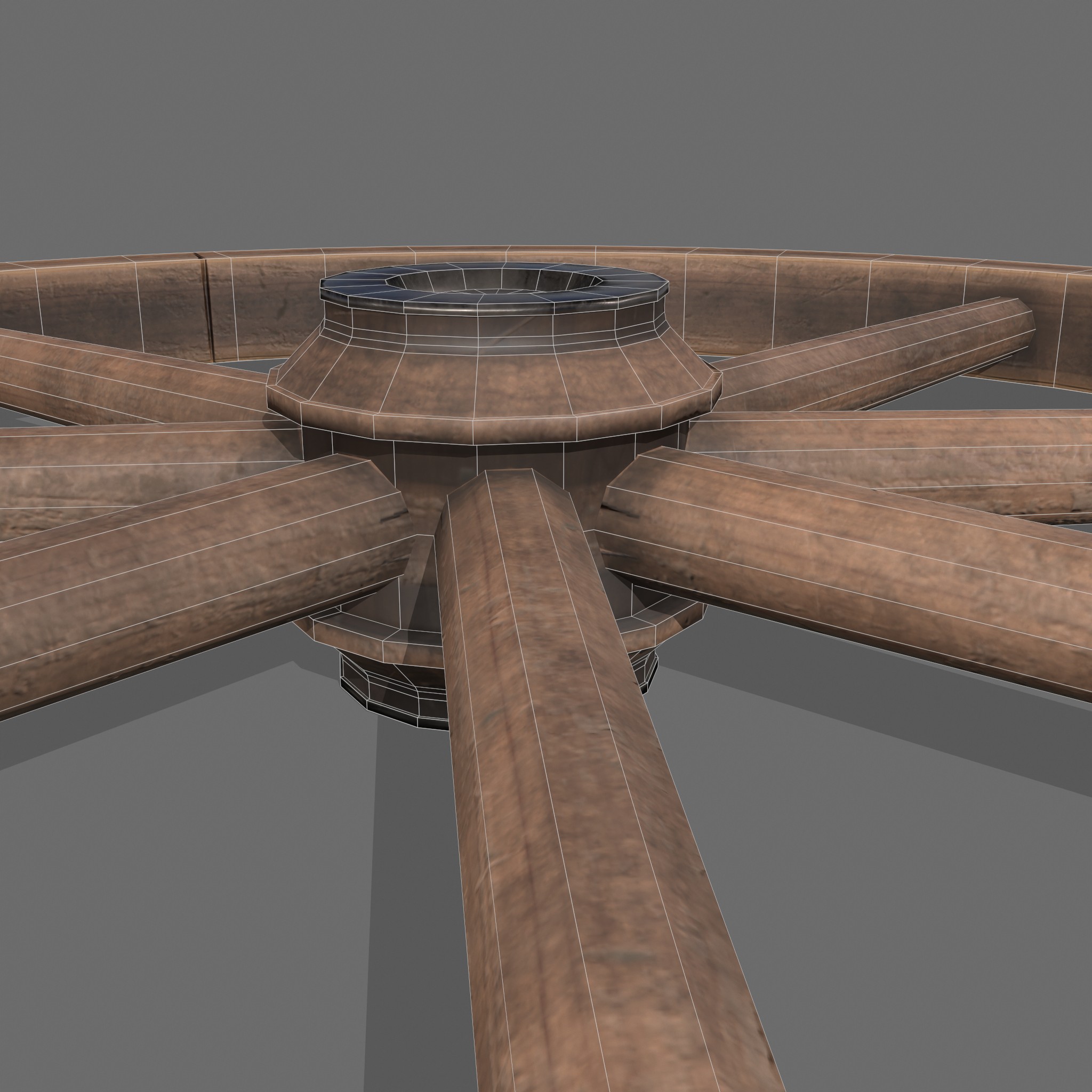 Medieval Style Wheel - 3D Model by Get Dead Entertainment