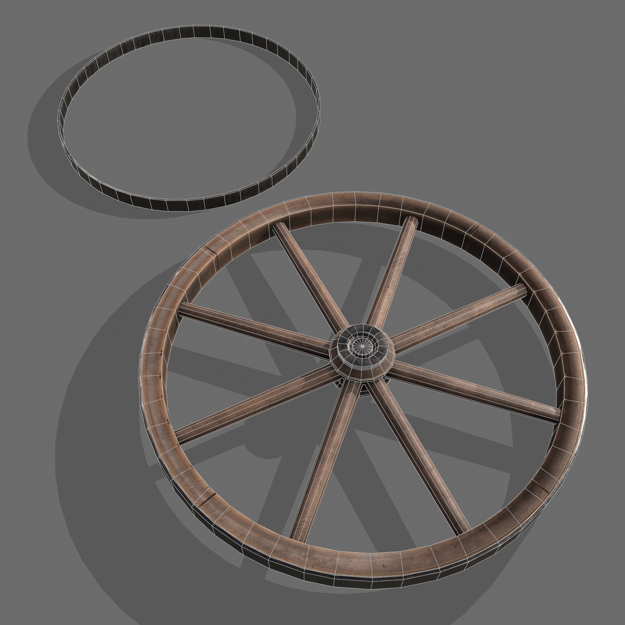 Medieval Style Wheel - 3D Model by Get Dead Entertainment