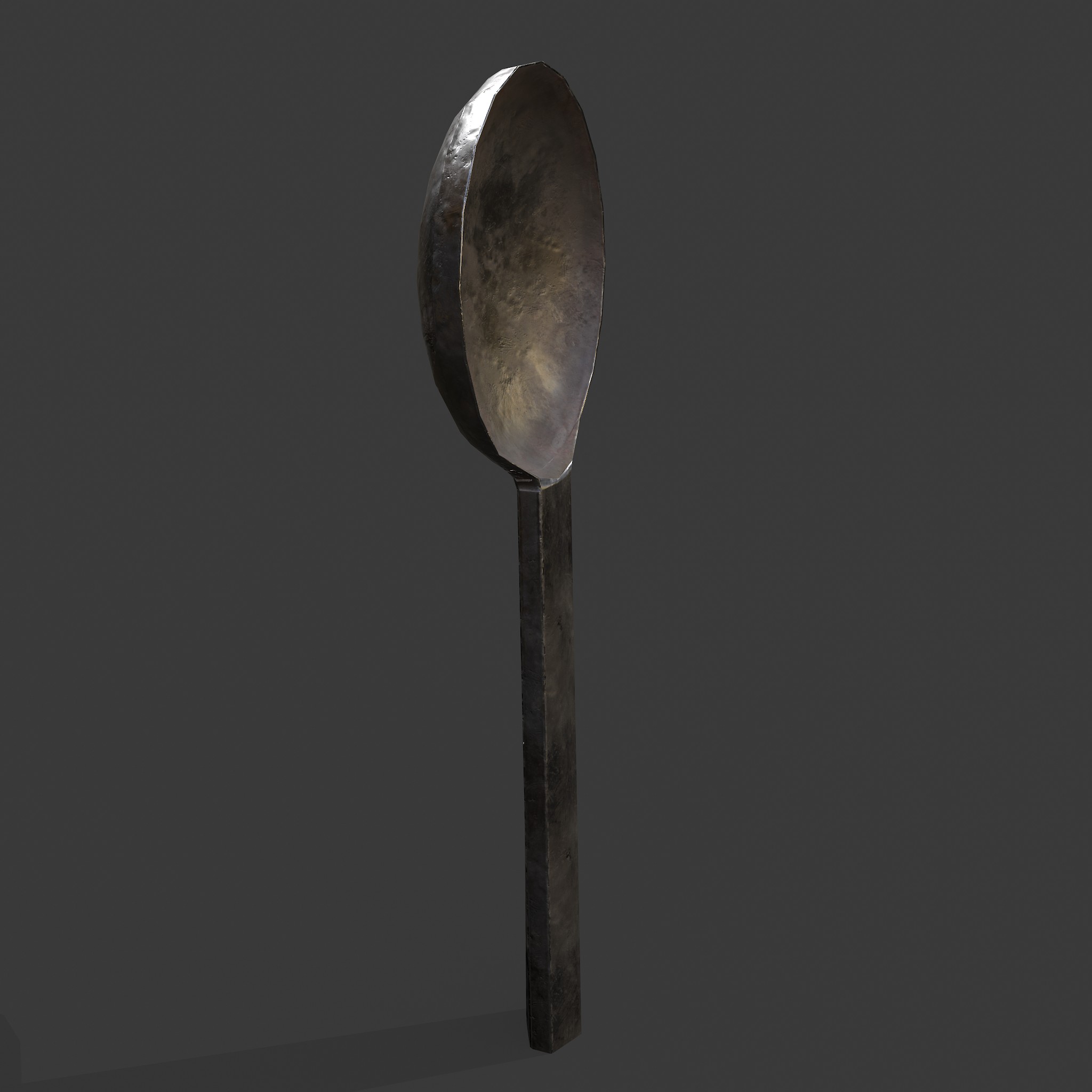 Medieval Tall Metal Spoon - 3D Model by Get Dead Entertainment