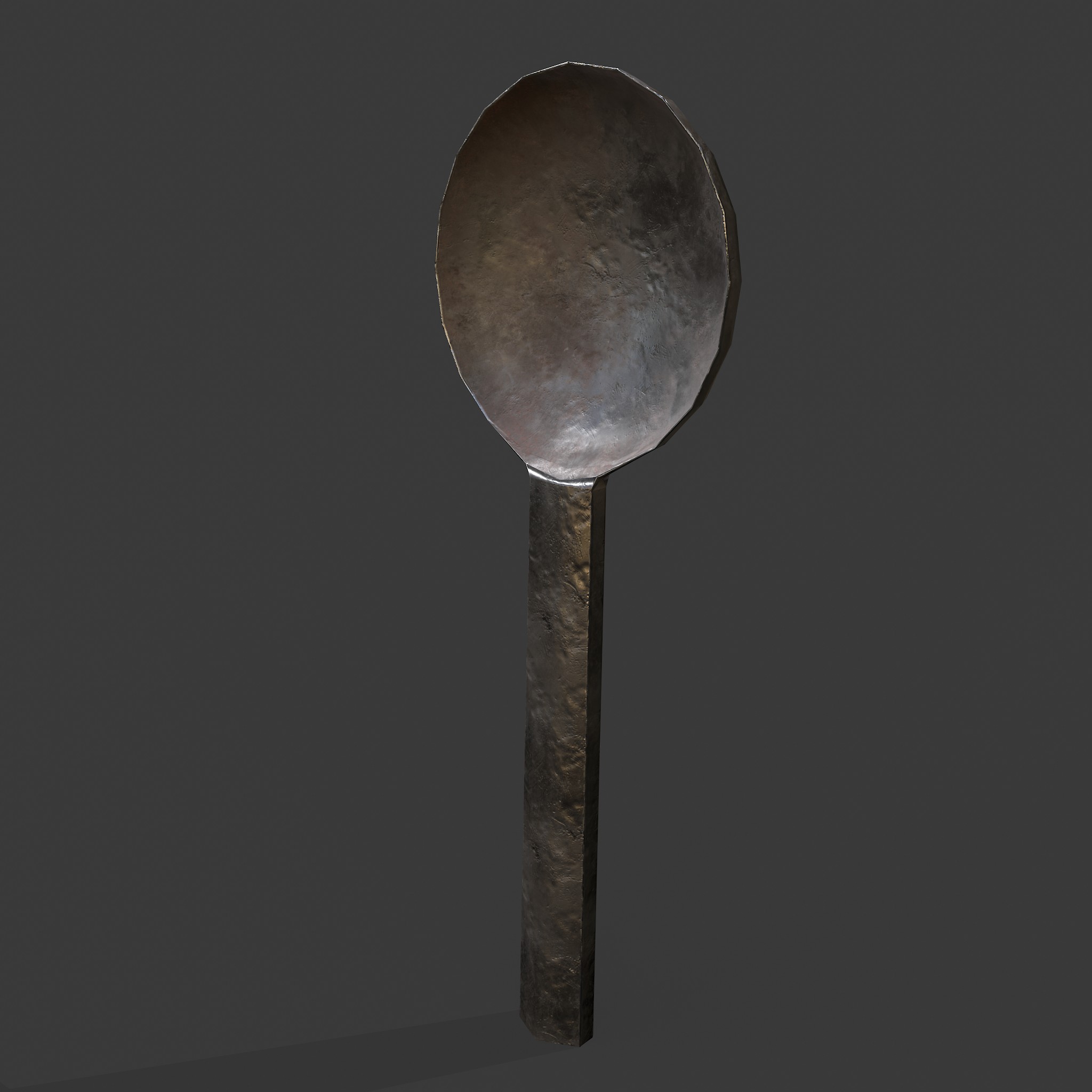 Medieval Tall Metal Spoon - 3D Model by Get Dead Entertainment