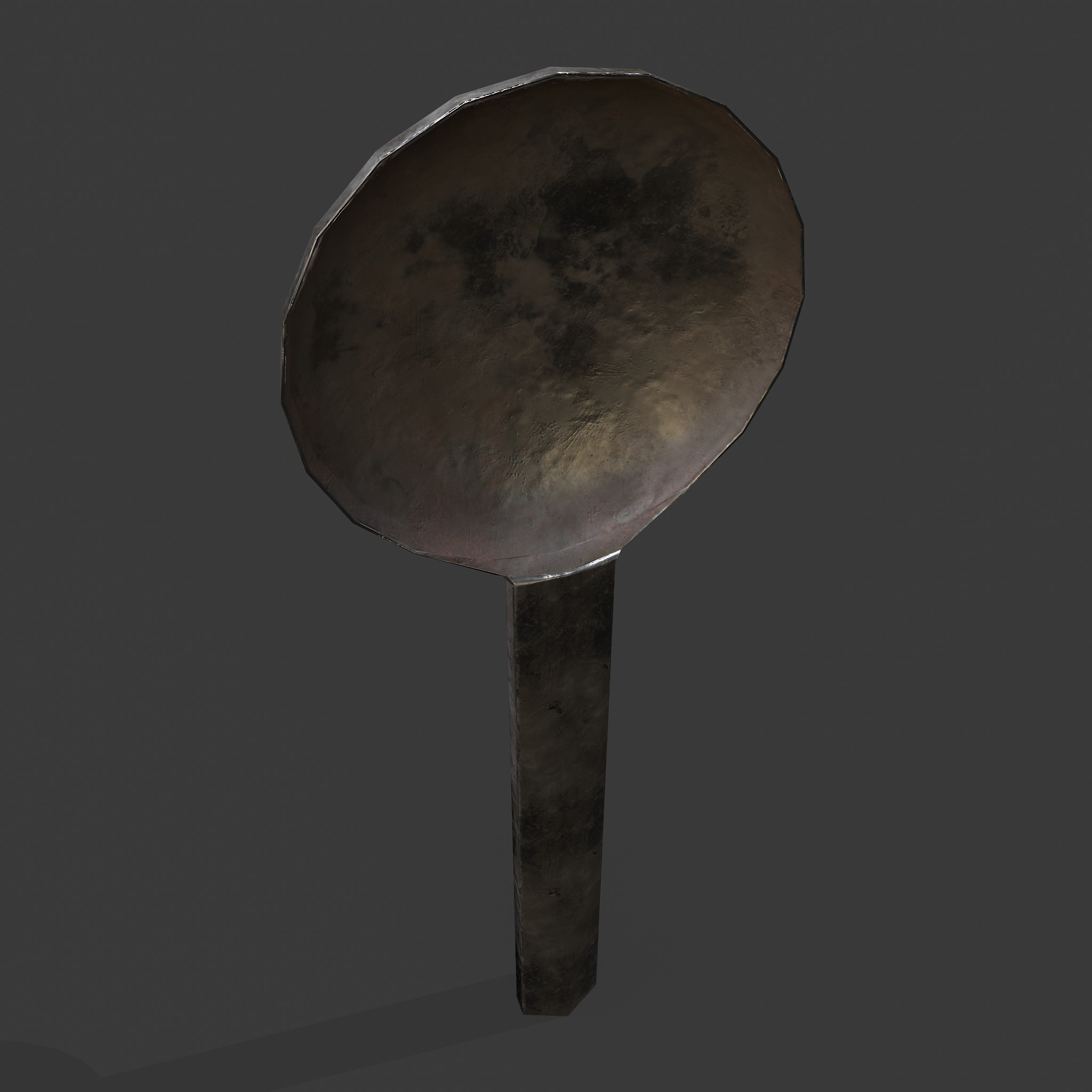 Medieval Tall Metal Spoon - 3D Model by Get Dead Entertainment