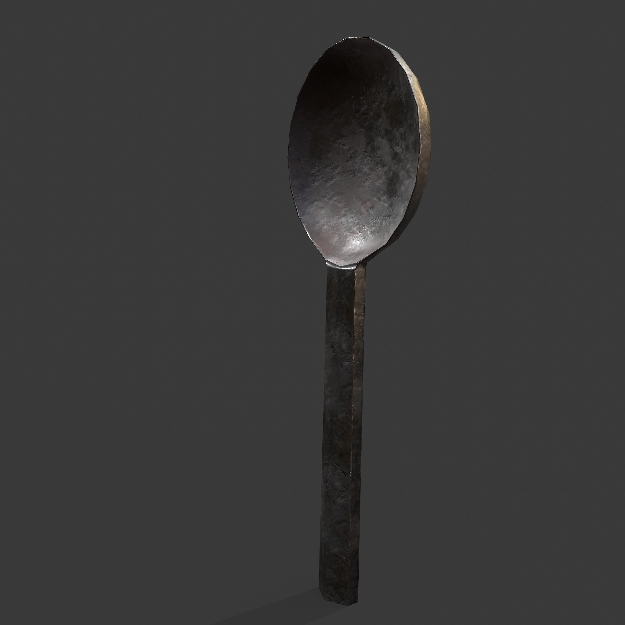 Medieval Tall Metal Spoon - 3D Model by Get Dead Entertainment