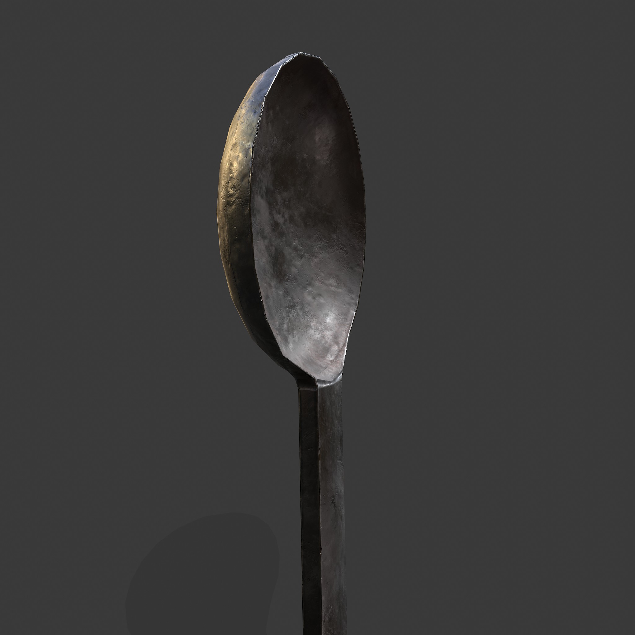 Medieval Tall Metal Spoon - 3D Model by Get Dead Entertainment