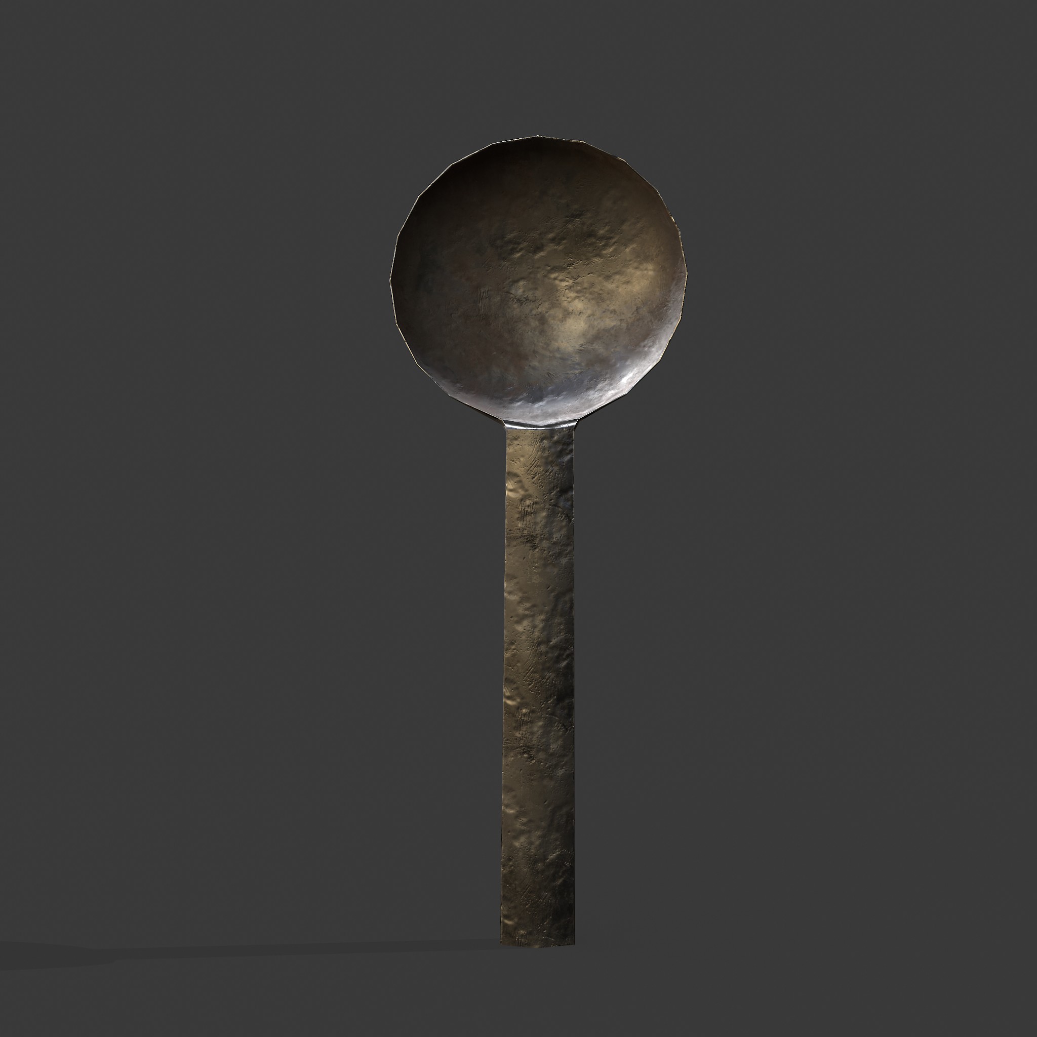 Medieval Tall Metal Spoon - 3D Model by Get Dead Entertainment
