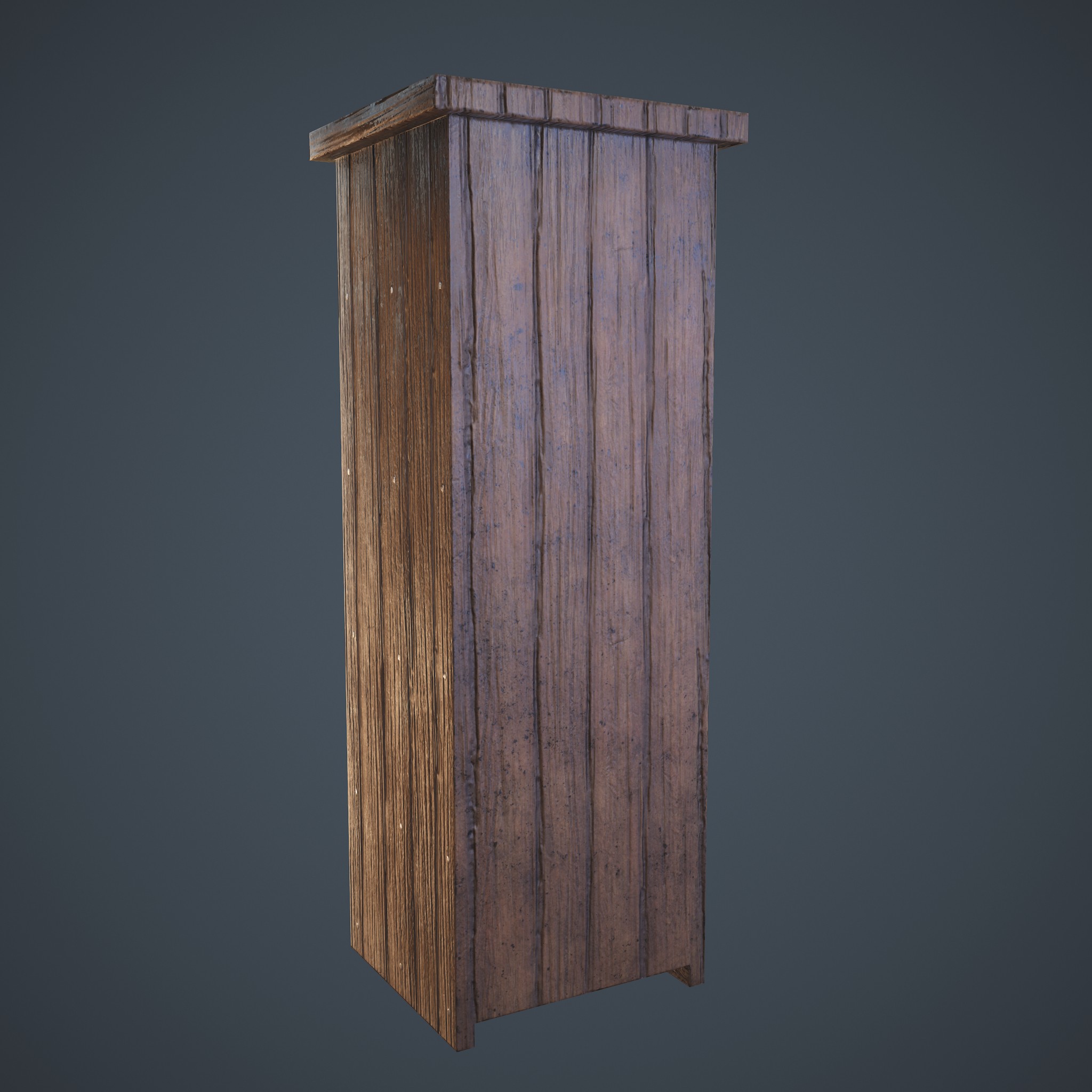 Medieval Tall Shelf - 3D Model by Get Dead Entertainment