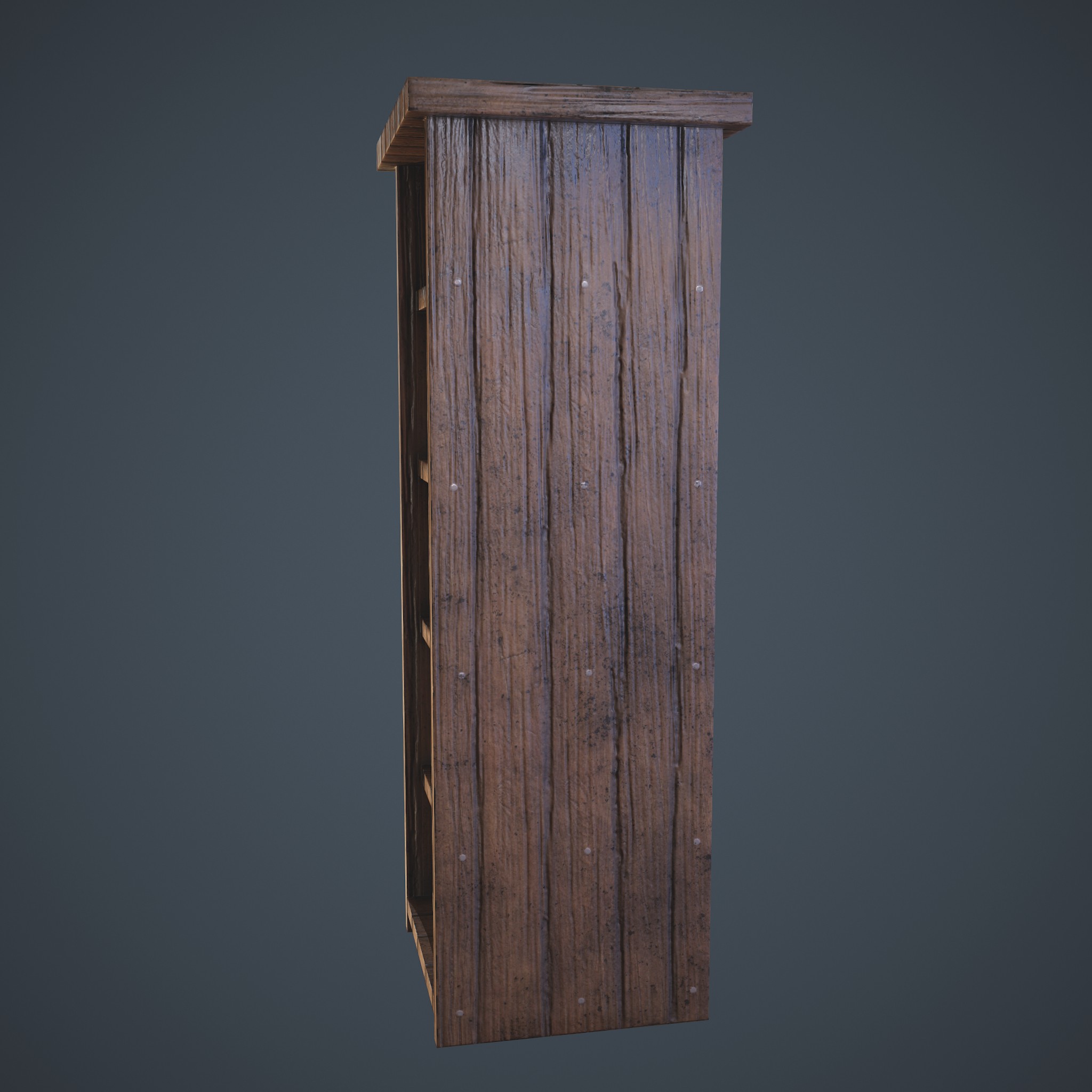 Medieval Tall Shelf - 3D Model by Get Dead Entertainment