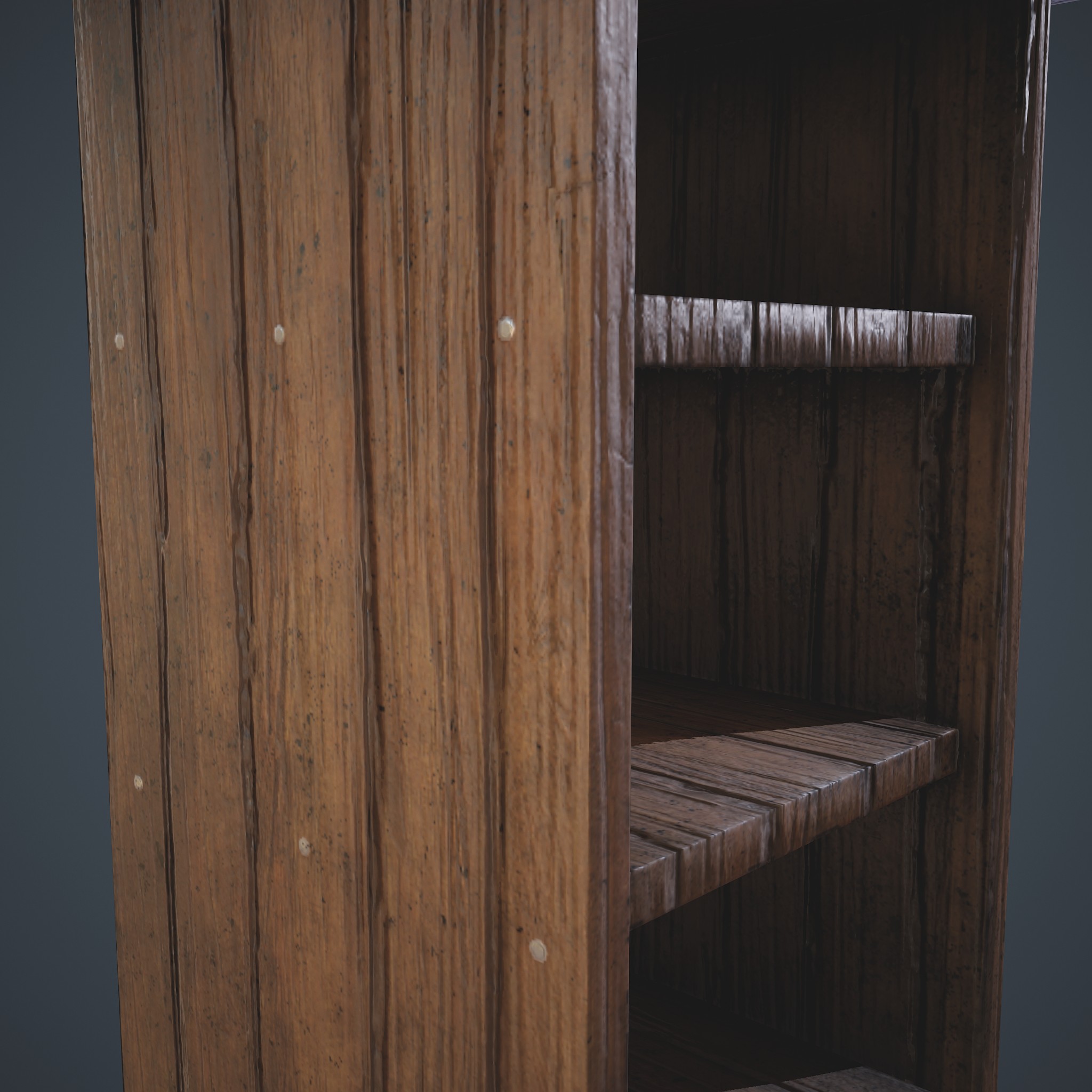 Medieval Tall Shelf - 3D Model by Get Dead Entertainment