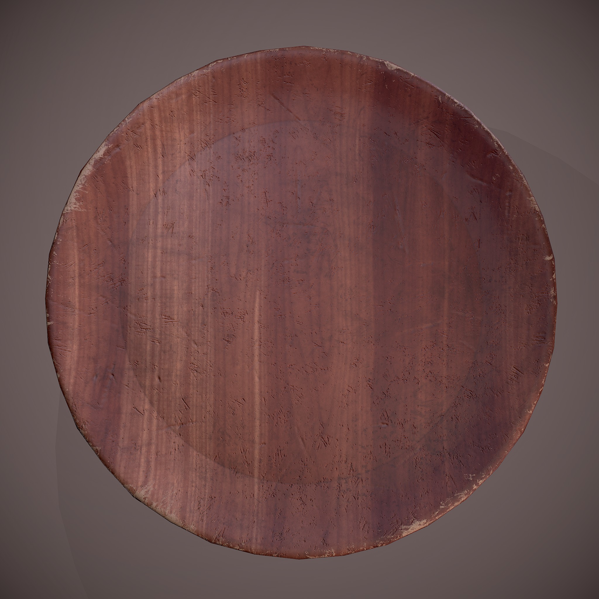 Medieval Tavern Wooden Plate 2 - 3D Model by Get Dead Entertainment