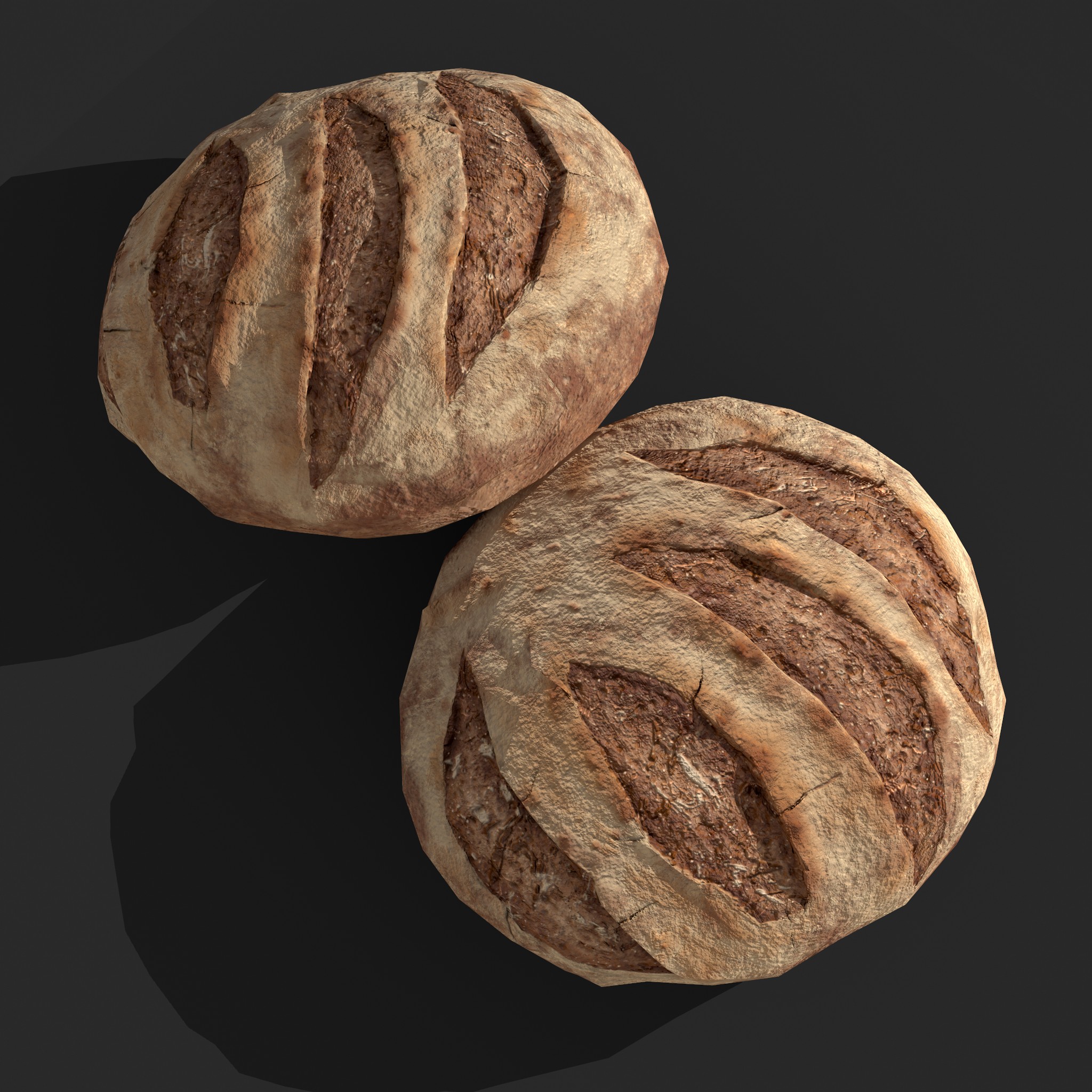 Medieval Toasted Bread - 3D Model by Get Dead Entertainment