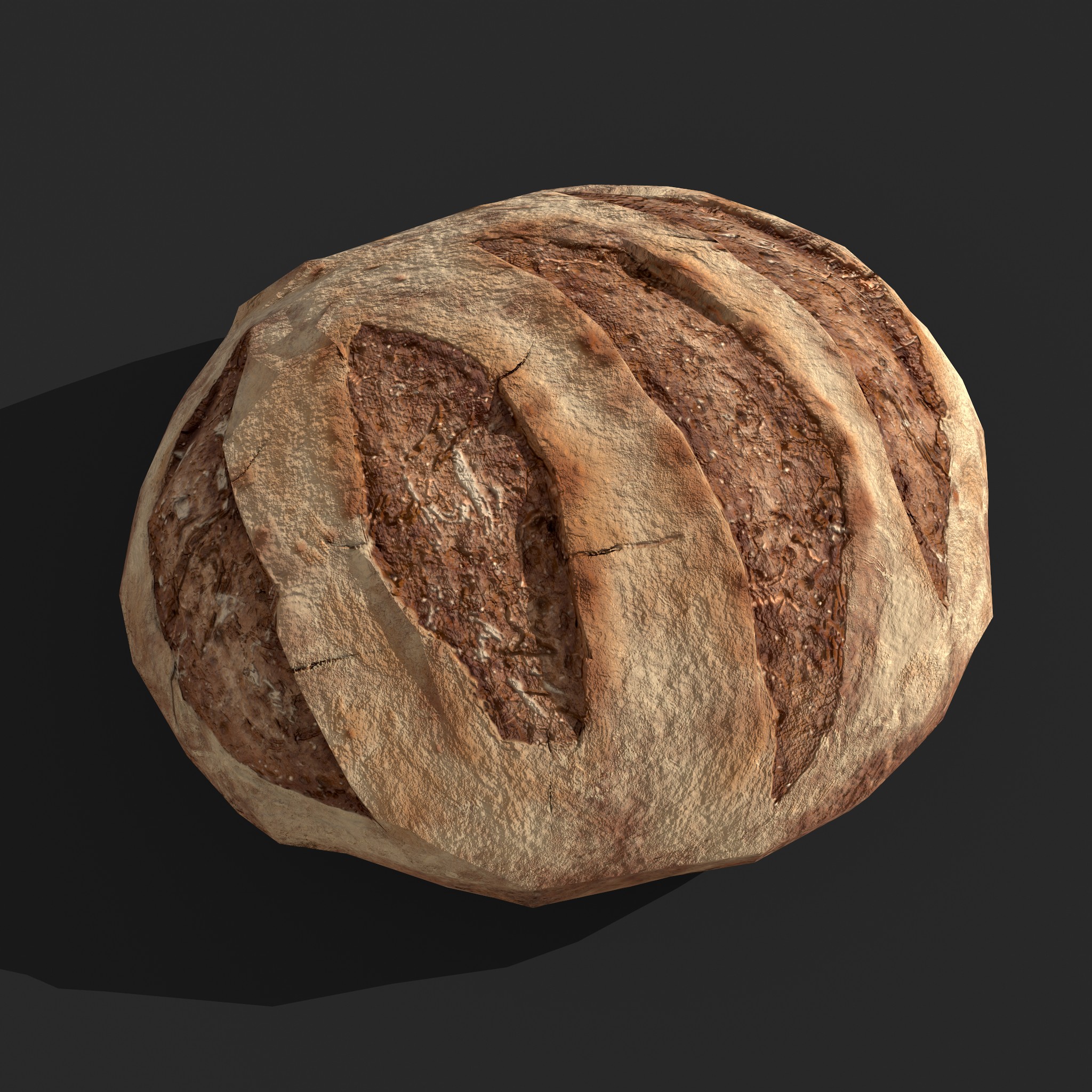 Medieval Toasted Bread - 3D Model by Get Dead Entertainment