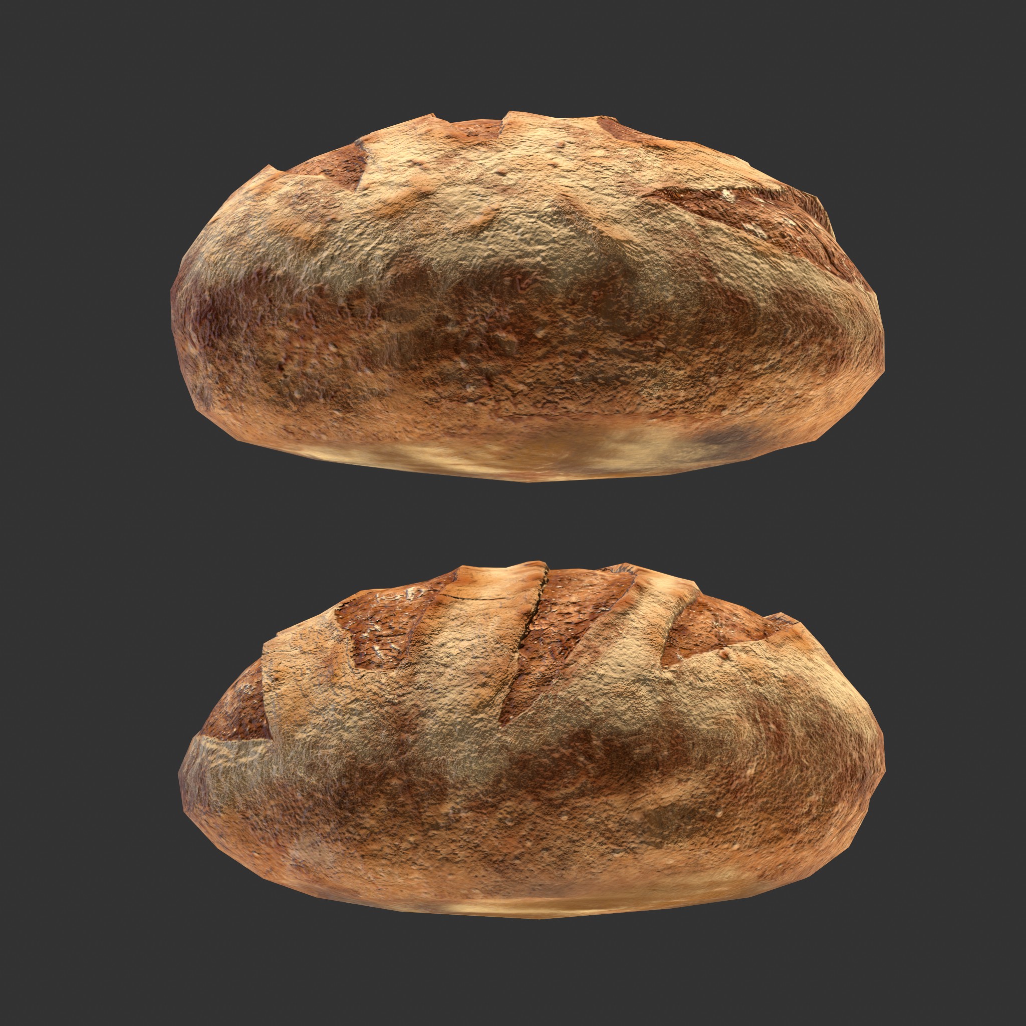 Medieval Toasted Bread - 3D Model by Get Dead Entertainment