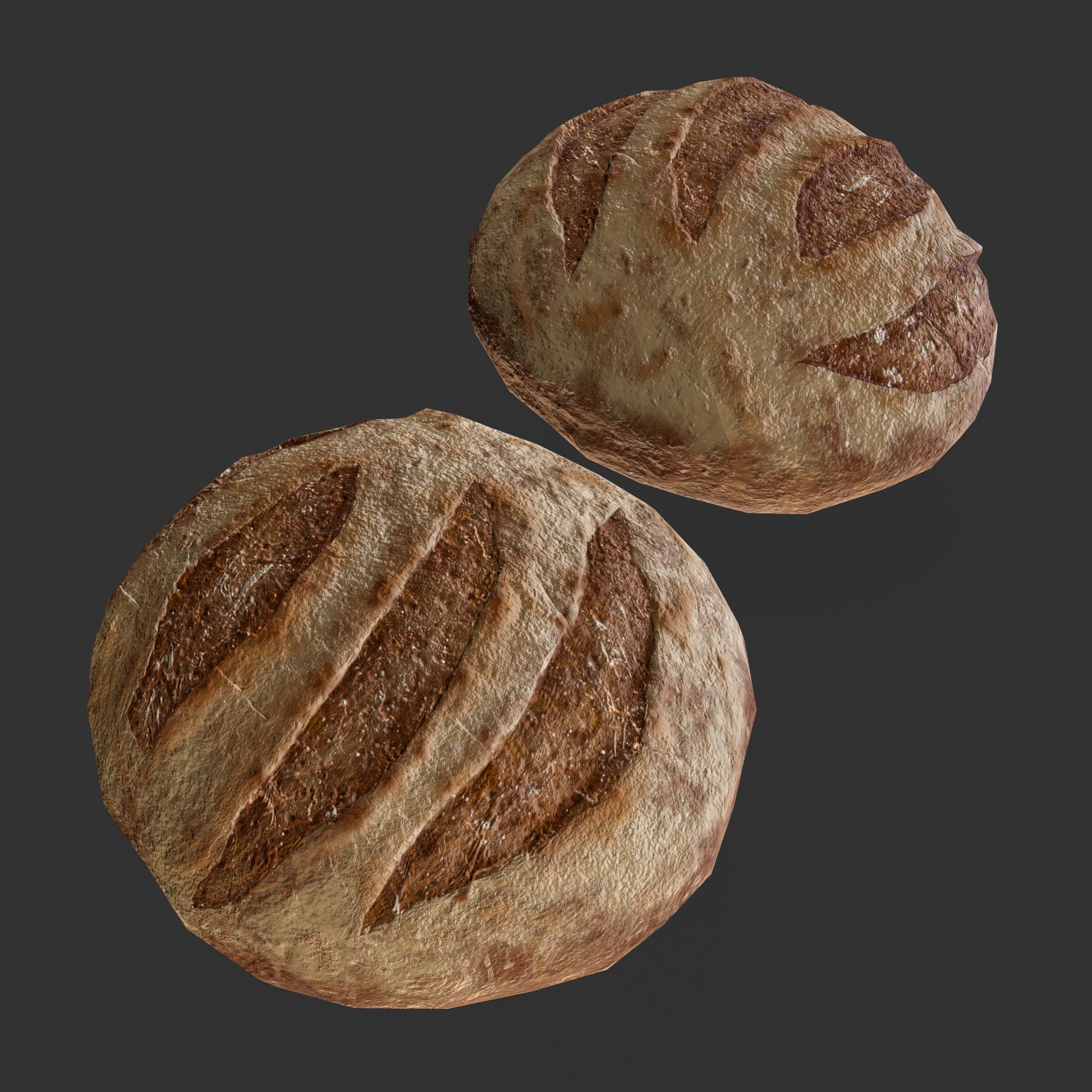 Medieval Toasted Bread - 3D Model by Get Dead Entertainment