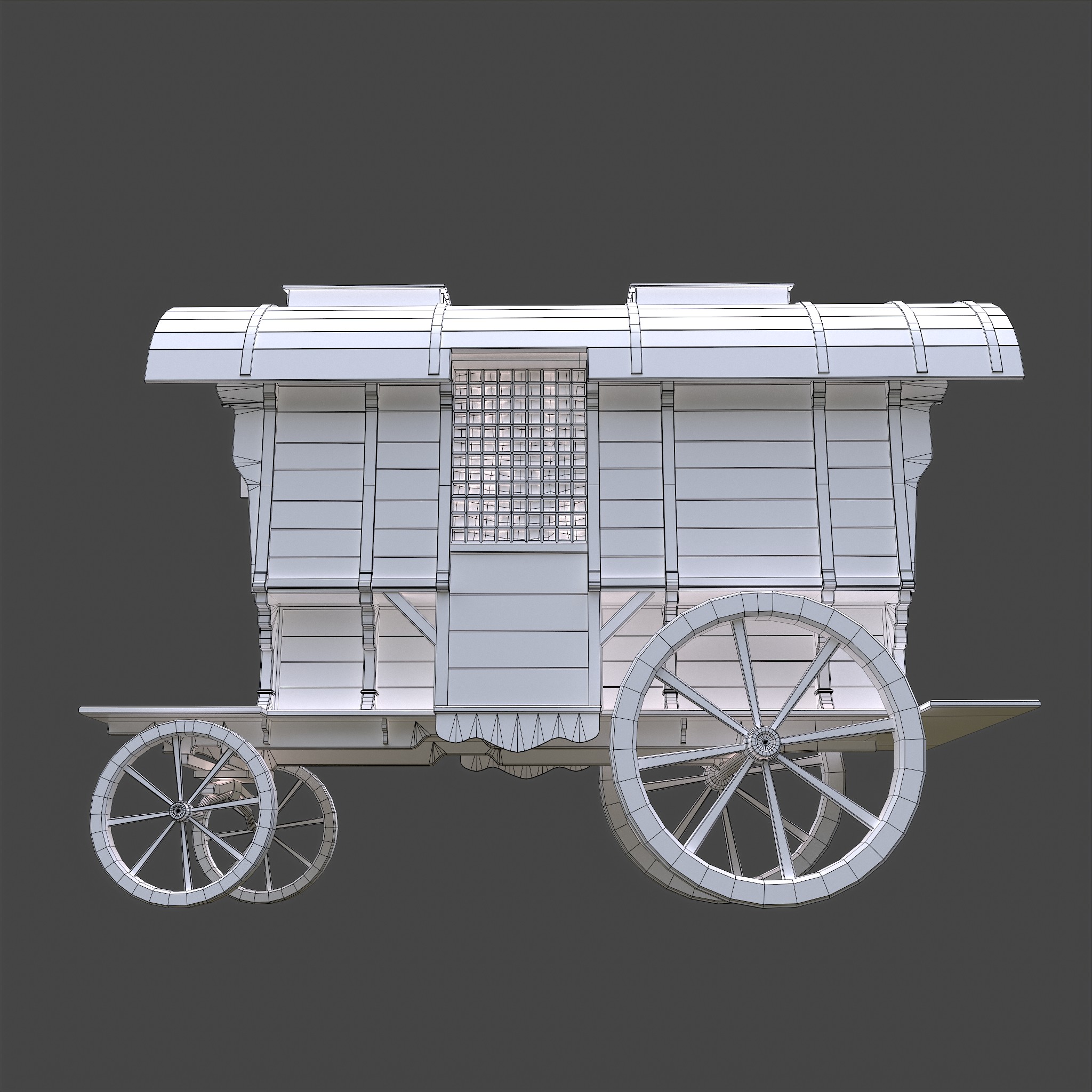 Medieval Wagon - 3D Model by Get Dead Entertainment