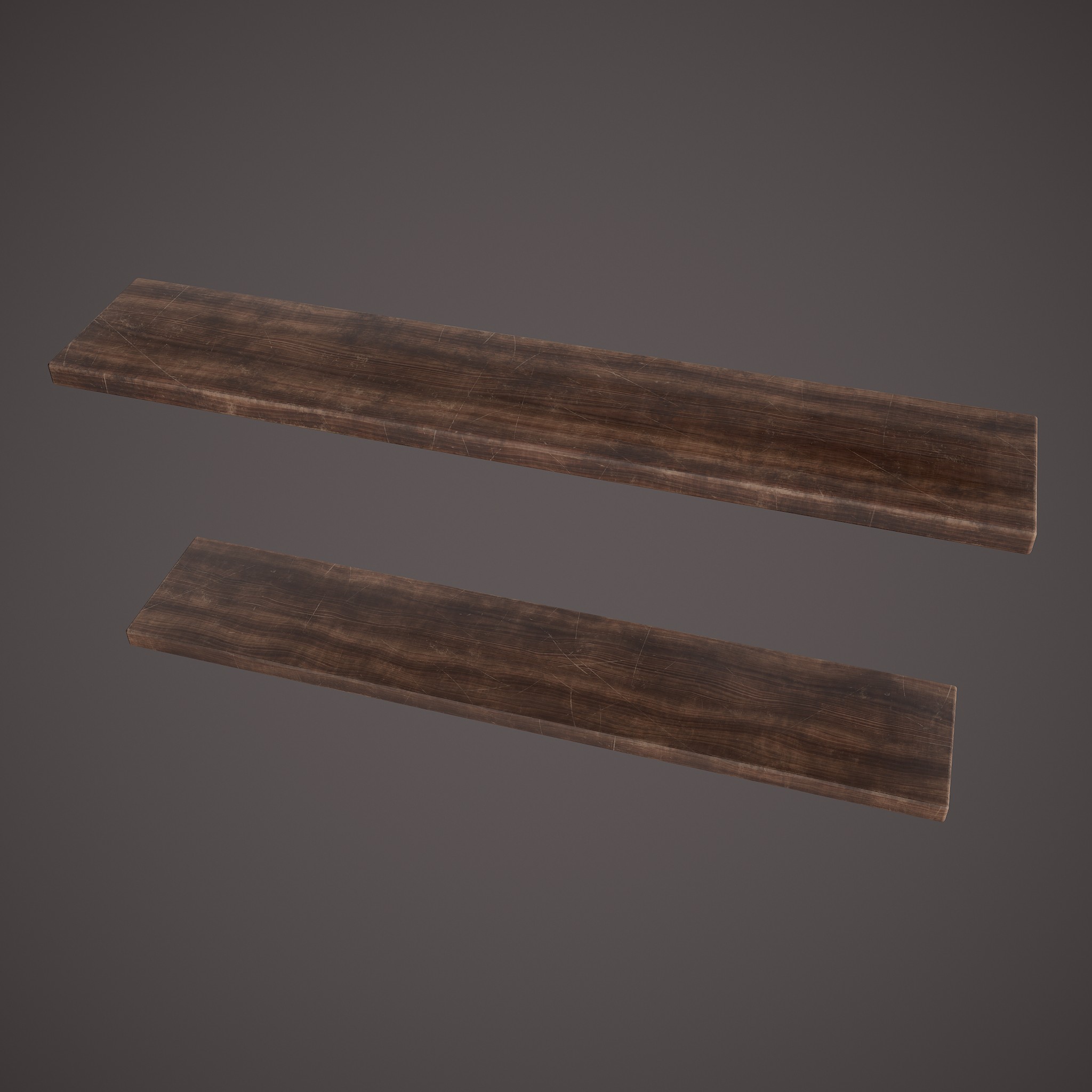 Medieval Wall Shelf - 3D Model by Get Dead Entertainment