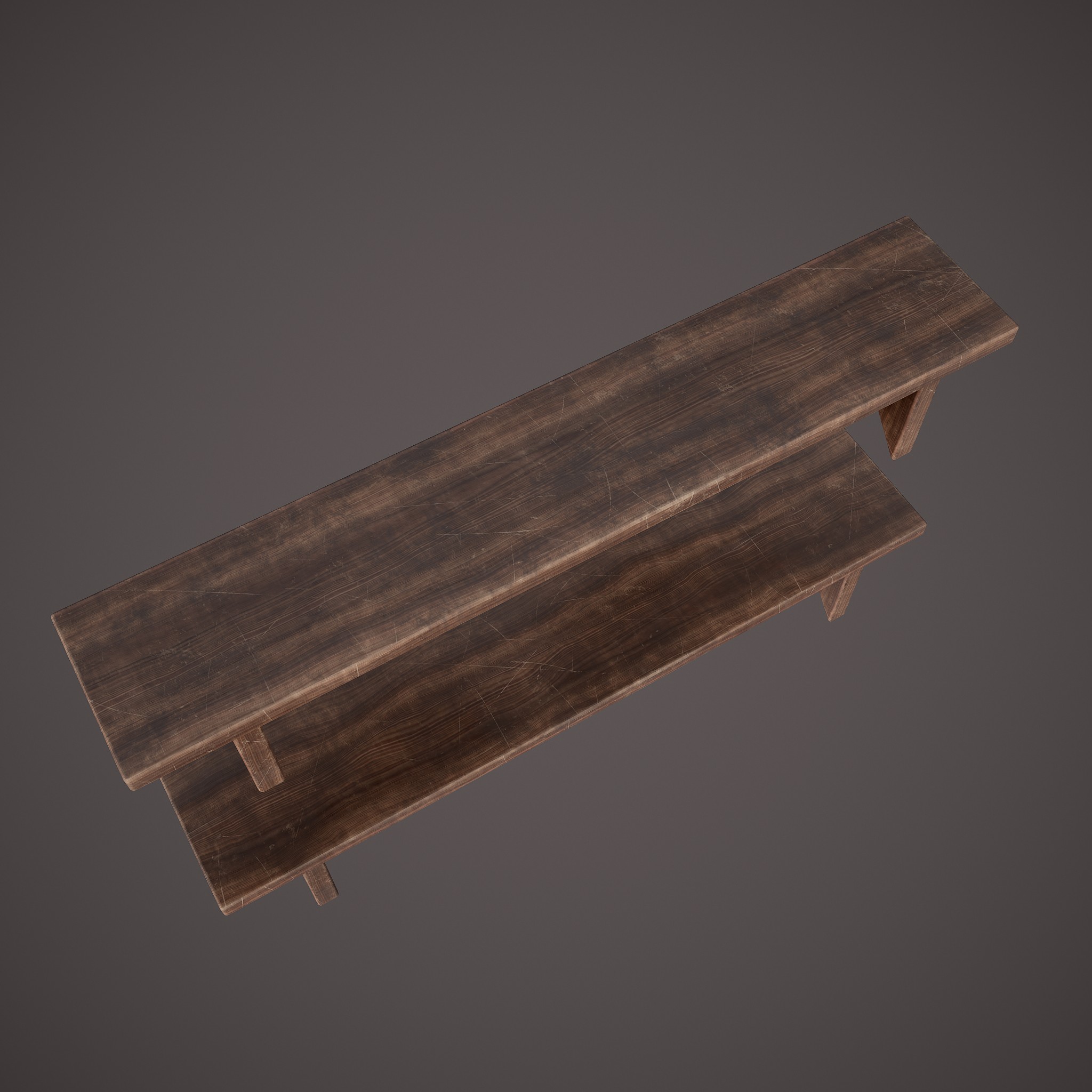 Medieval Wall Shelf - 3D Model by Get Dead Entertainment