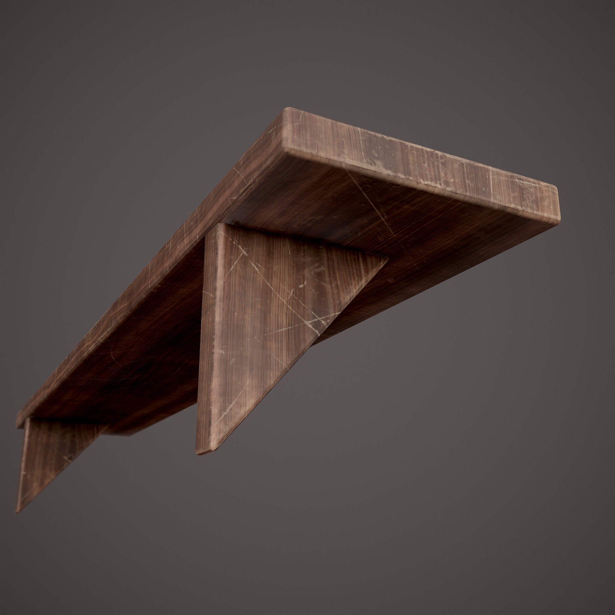 Medieval Wall Shelf - 3D Model by Get Dead Entertainment